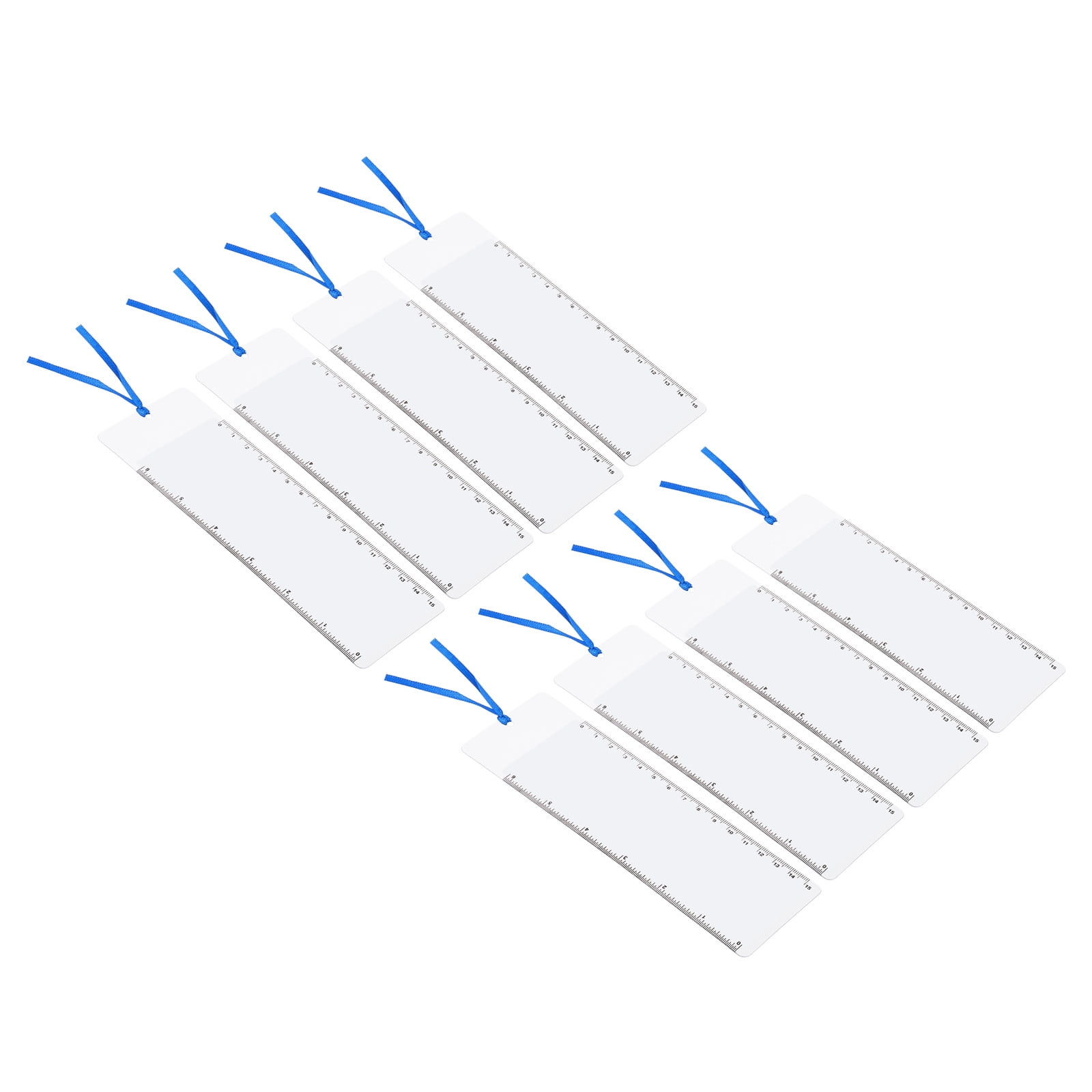 Uxcell Bookmark Magnifier with 6 Inch Ruler 3X Magnifying Sheet Page ...