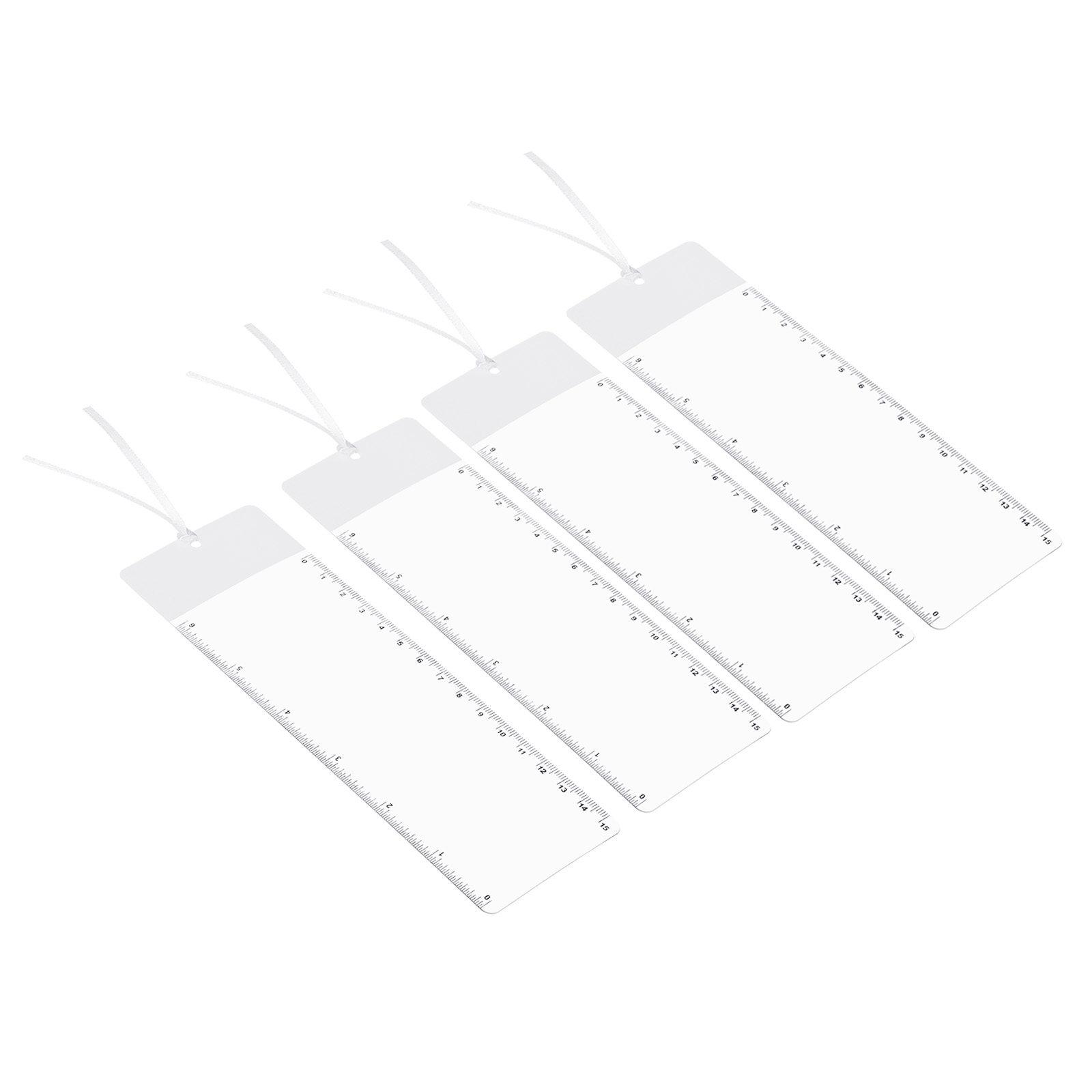 Uxcell Bookmark Magnifier with Ruler 3X Magnifying Sheet Page Magnifier ...