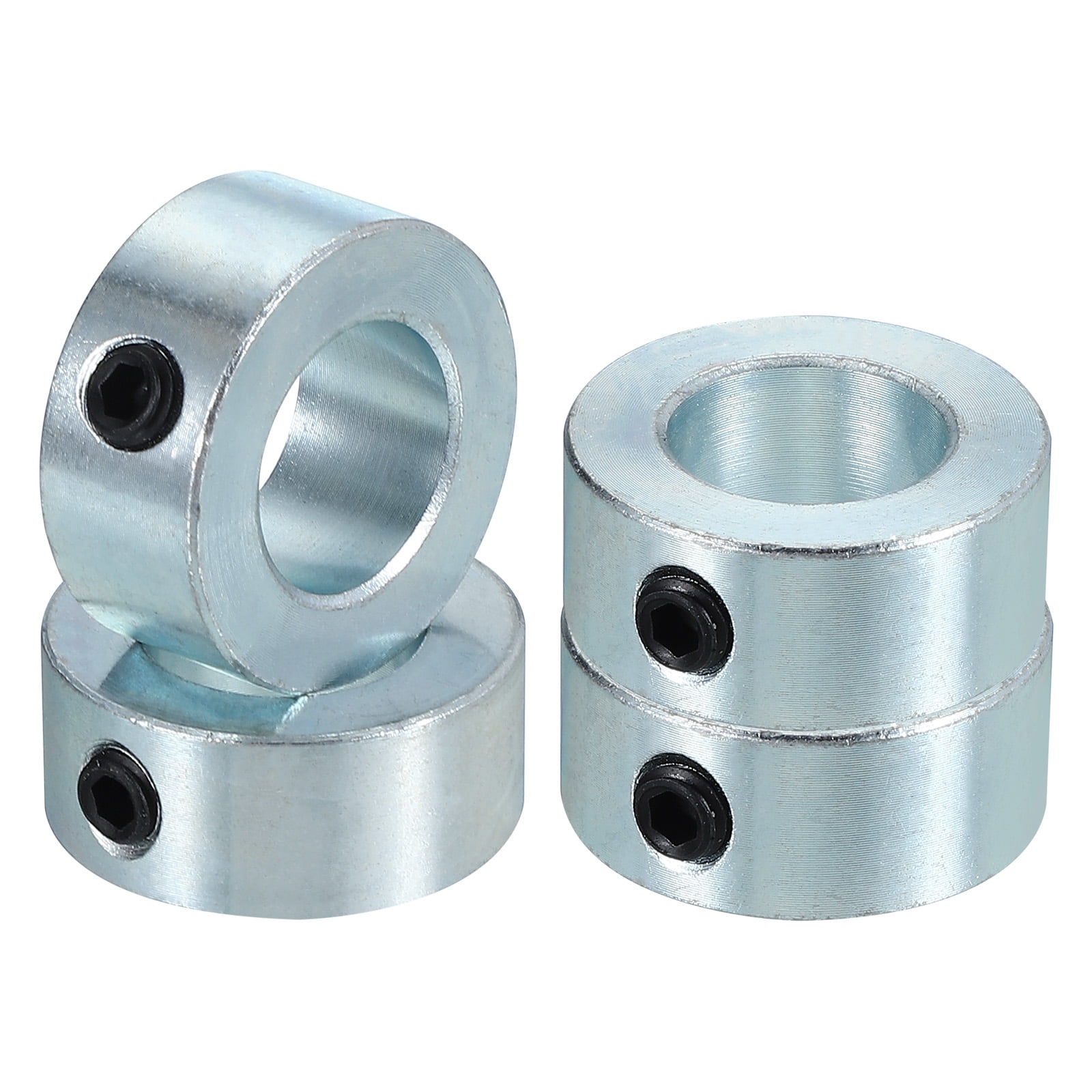 Uxcell 4Pcs Bore 16mm Shaft Collar 28mm OD 12mm Width with Set Screw ...