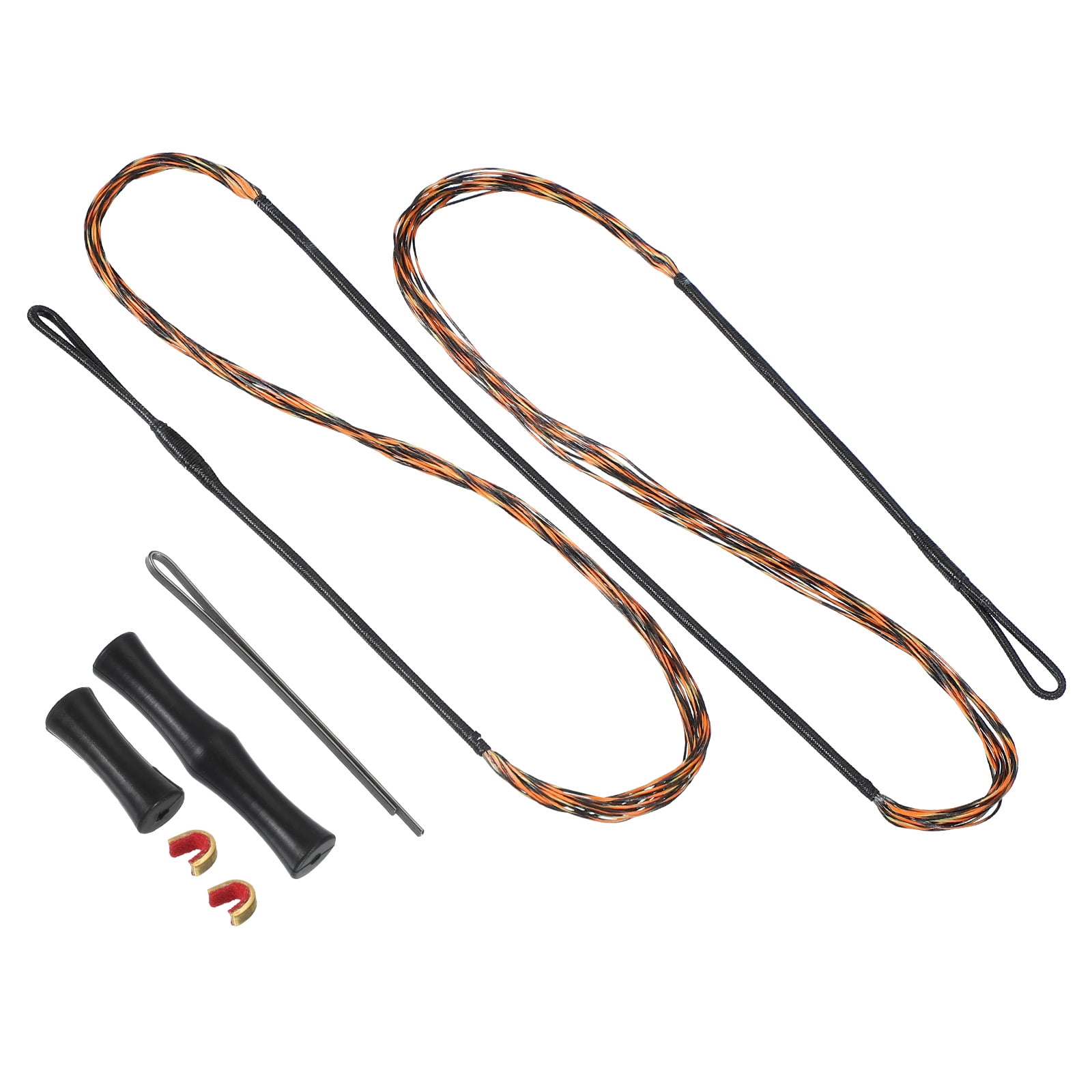Uxcell Bow String Replacement with 2 Pcs Brass Nock 1 Set of Silicone ...