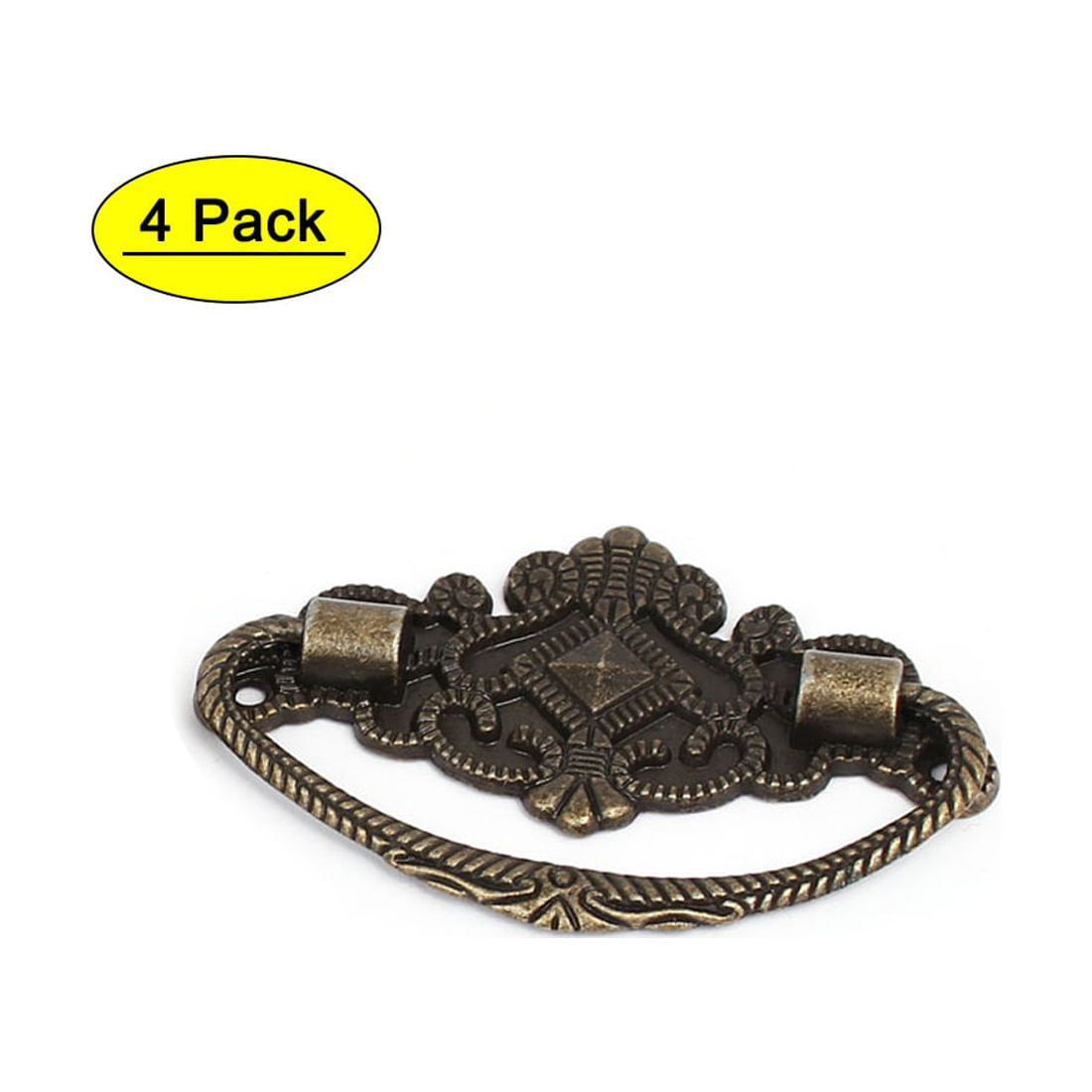Uxcell Box Furniture Drawer Door Metal Pull Handles Knobs Bronze Tone ...