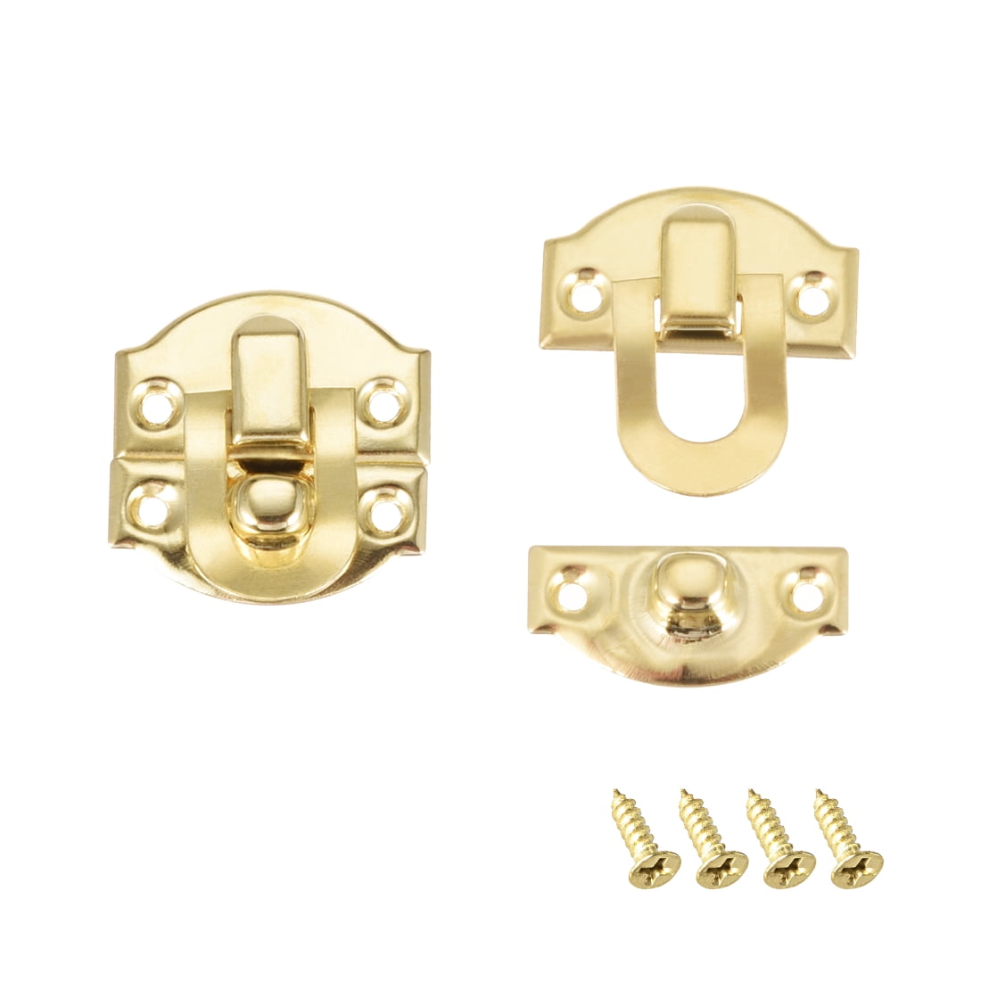 Uxcell Box Latch, Small Size Golden Decorative Hasp Cases Catch w ...