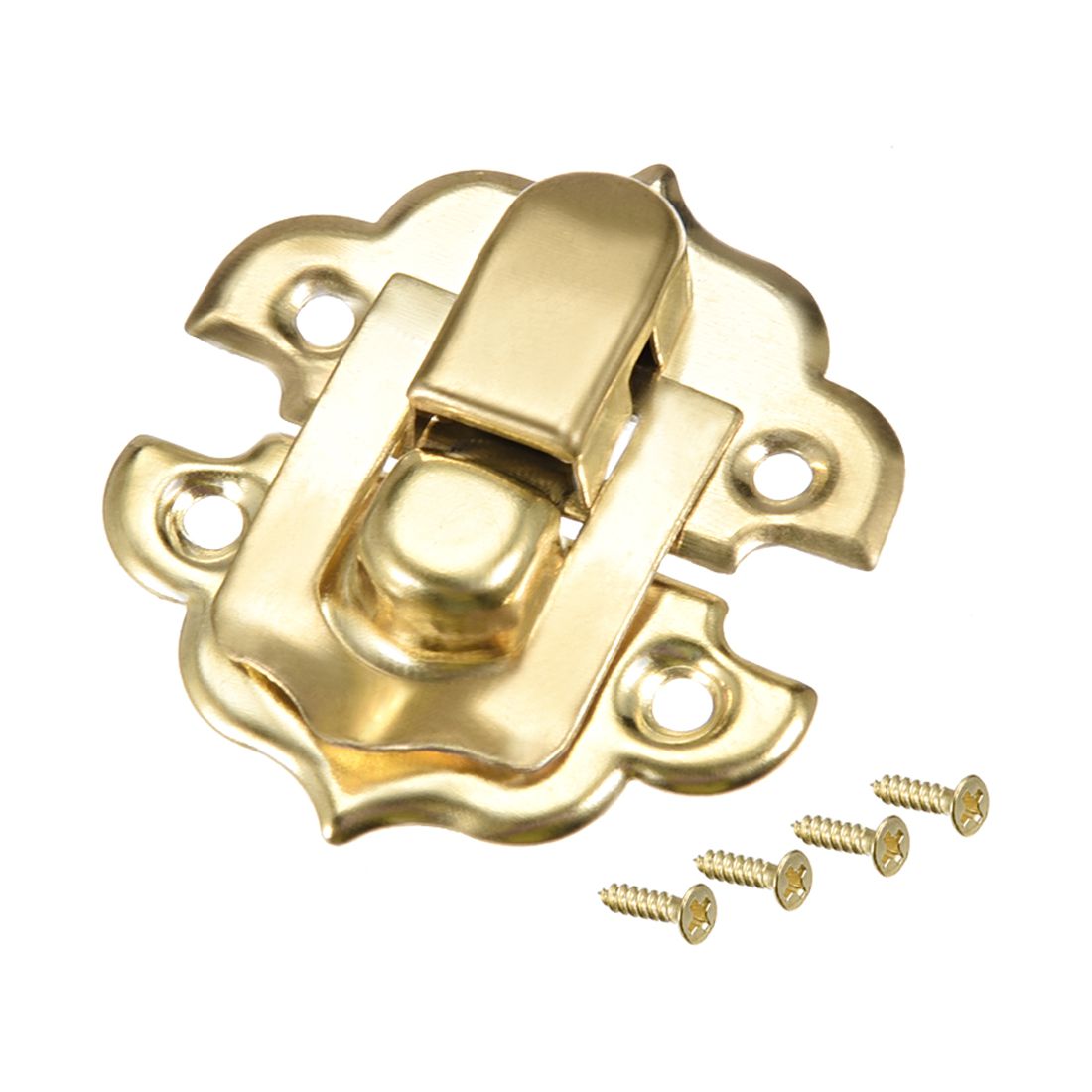 Uxcell Box Latch, Small Size Golden Decorative Hasp Jewelry cases Catch ...