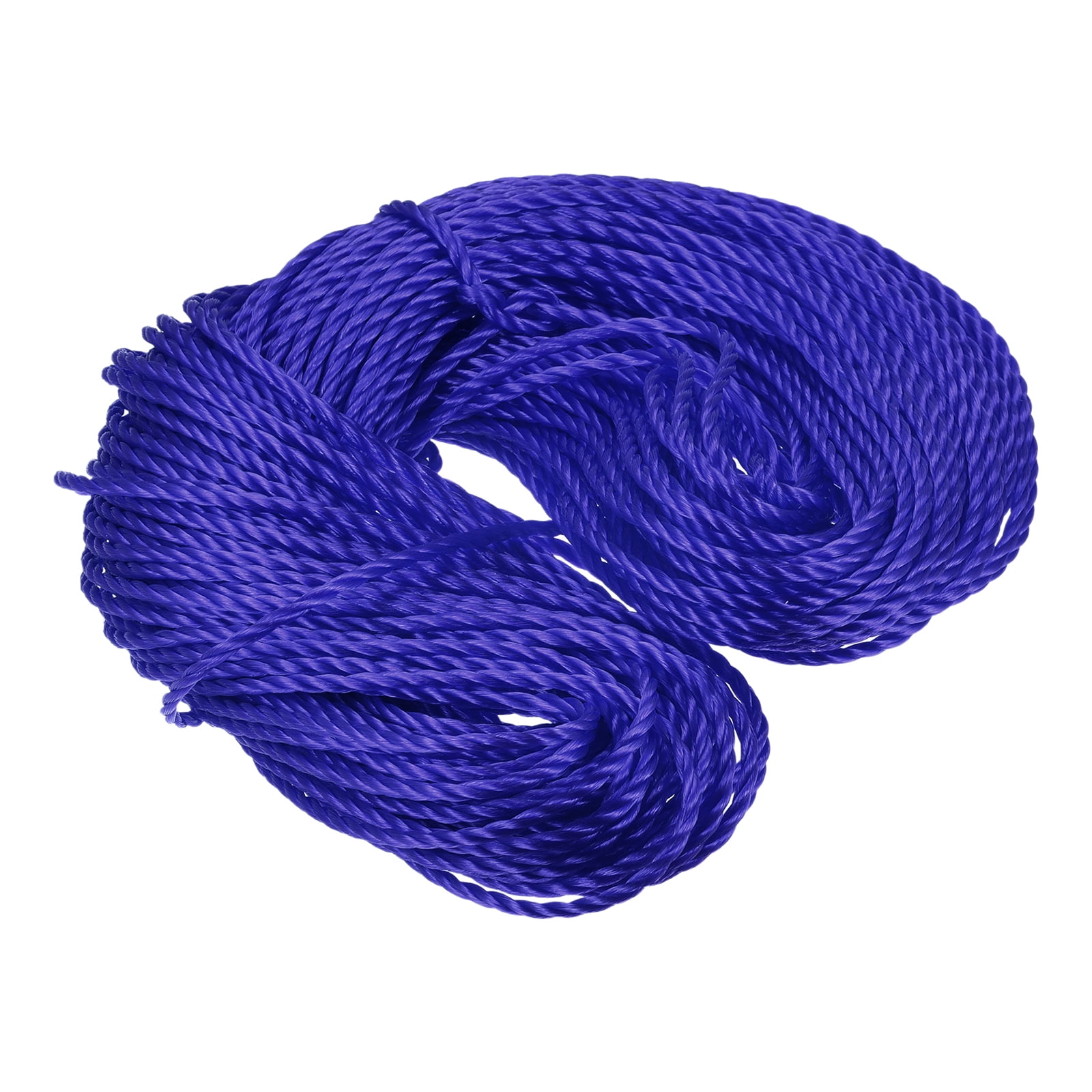Uxcell Braid Nylon Mason Line Blue 50M/164 Feet 4MM Dia for DIY ...