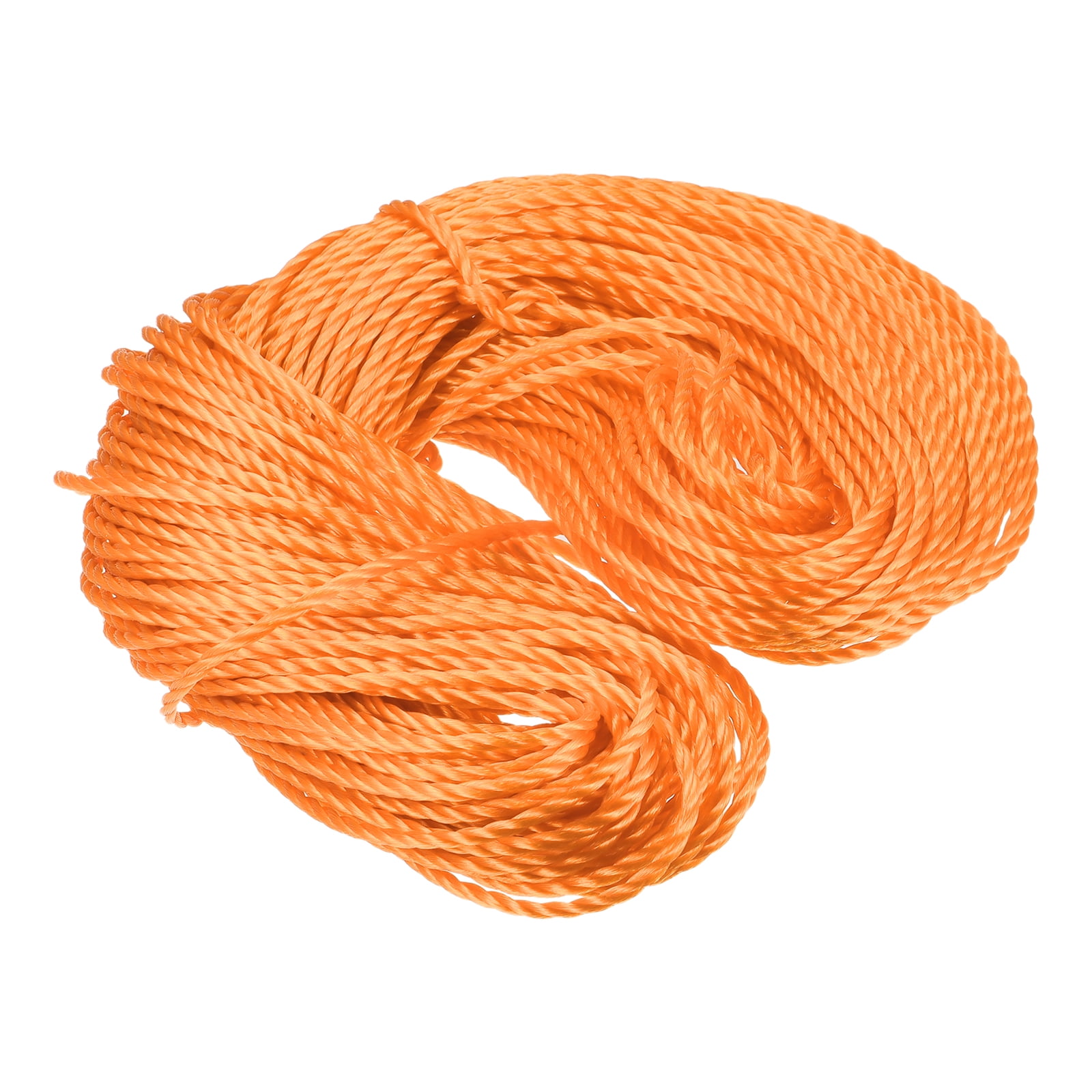 Uxcell Braid Nylon Mason Line Orange 50M/164 Feet 4MM Dia for DIY ...