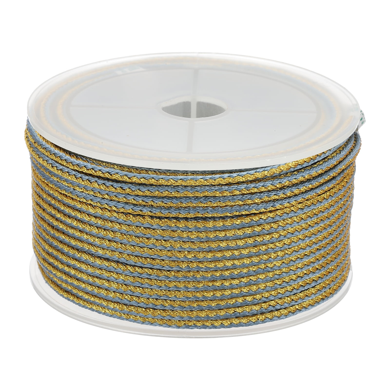 Uxcell Braided Cord, Metallic Bracelet Knotting Macrame Cord Braiding ...