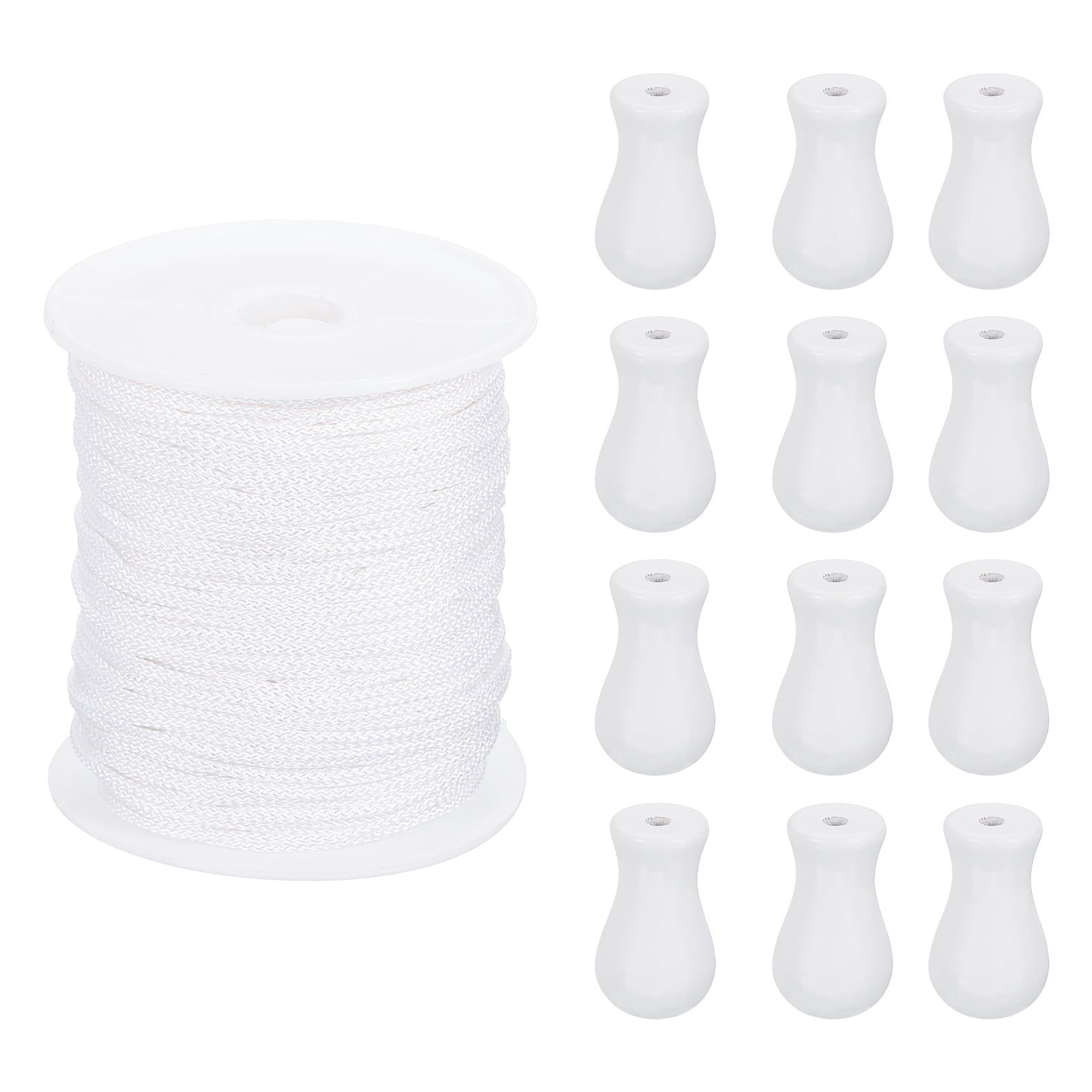 Uxcell Braided Lift Shade Cord, 1.8 mm 110 Yards/Roll Nylon Cord String ...