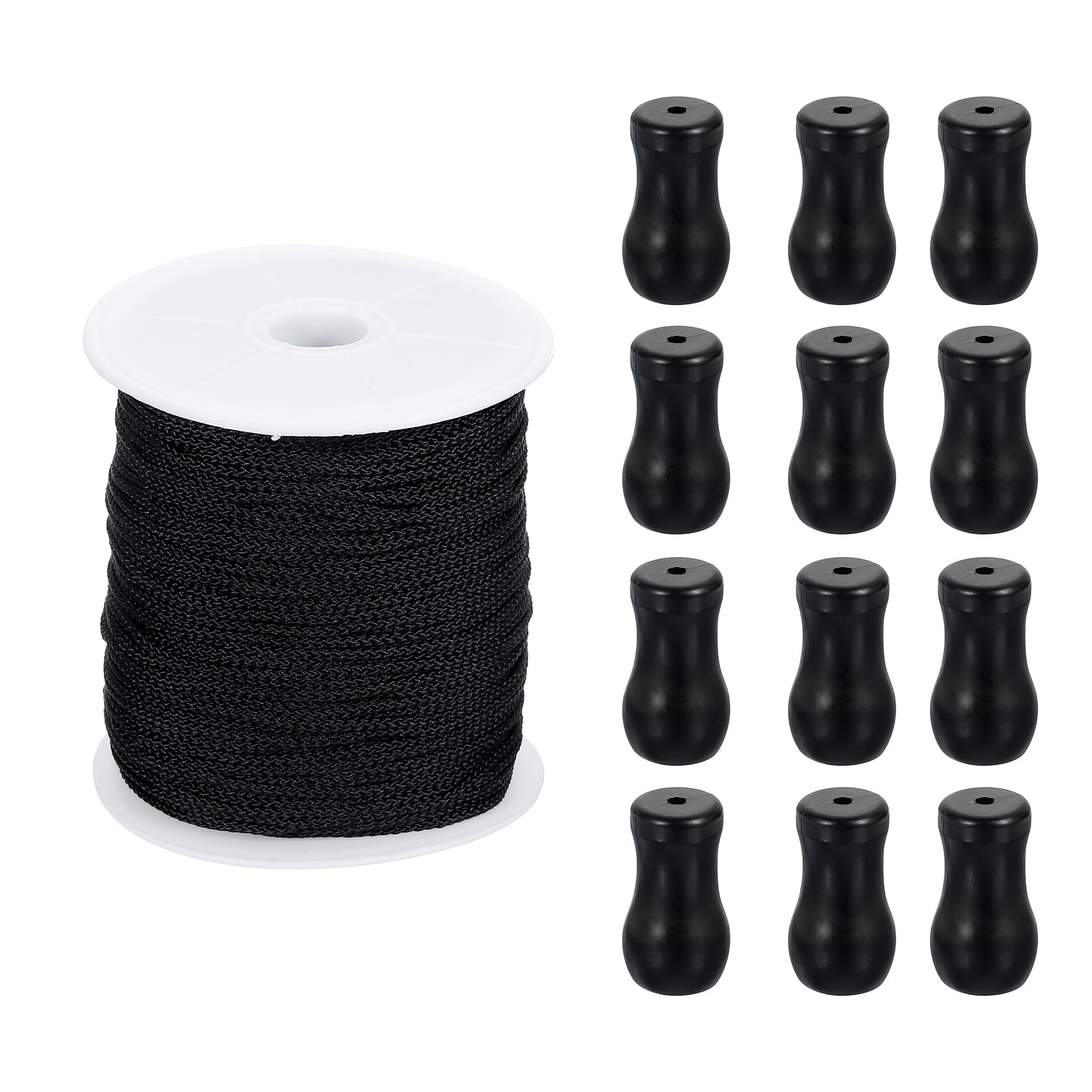 Uxcell Braided Lift Shade Cord, 1.8 mm 110 Yards/Roll Nylon Cord String ...