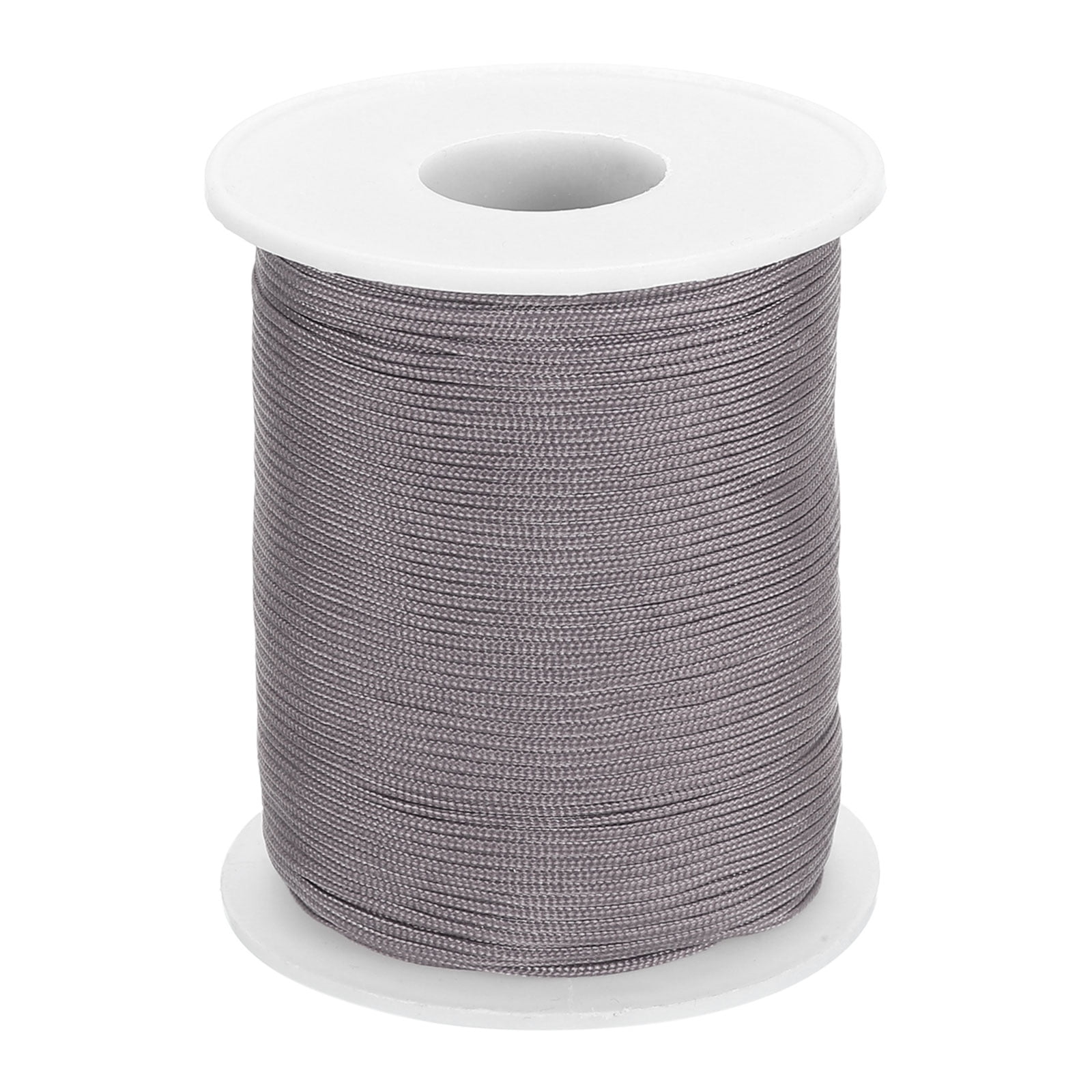 Uxcell Braided Lift Shade Cord, 1mm 109 Yards Roman Shades Cord, Gray ...