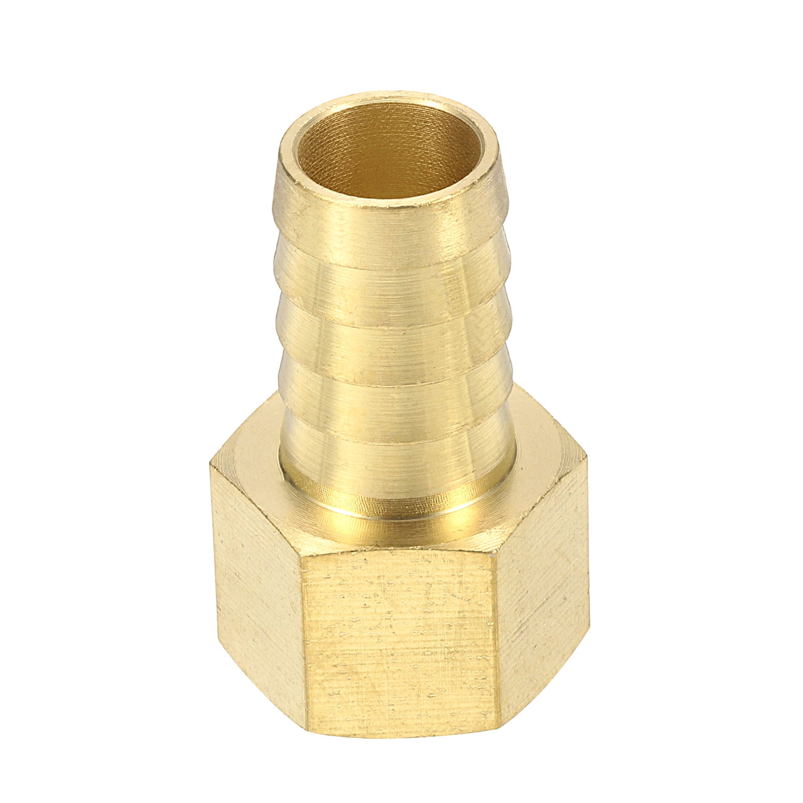 Uxcell Brass Barbed Fitting 1/2" NPT Female to 5/8" Hose ID for Home ...