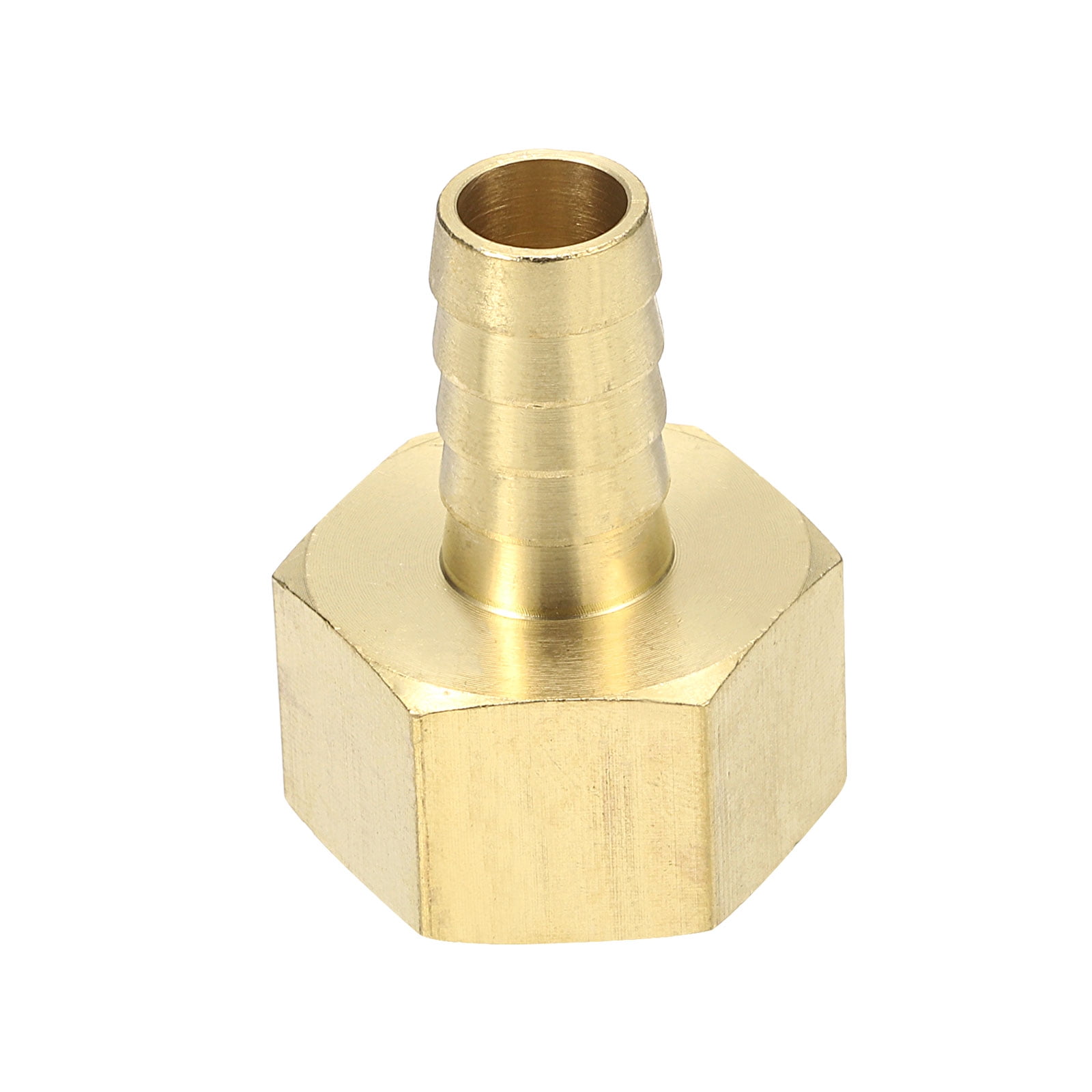Uxcell Brass Barbed Fitting 3/4" NPT Female to 1/2" Hose ID for Home ...