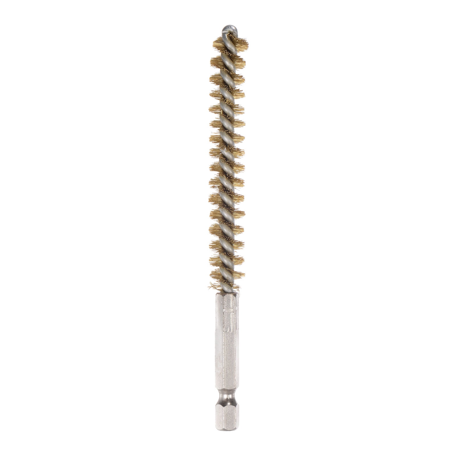 Uxcell Brass Bore Brush 10mm Dia Cleaning Wire Brush with Handle 1/4 ...