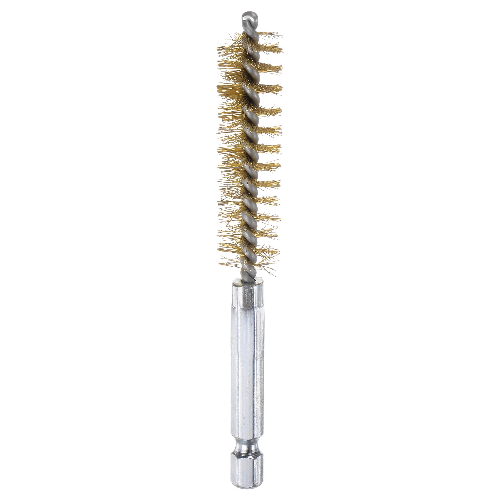 Uxcell Brass Bore Brush 13mm Dia 4" Long Cleaning Twisted Wire Brush ...