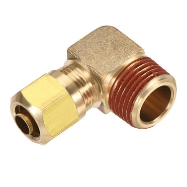 Uxcell Male Elbow 1/4" Tubing OD x 1/8" NPT Thread 90 Push to Connect Fittings 2 Pack - Walmart.com