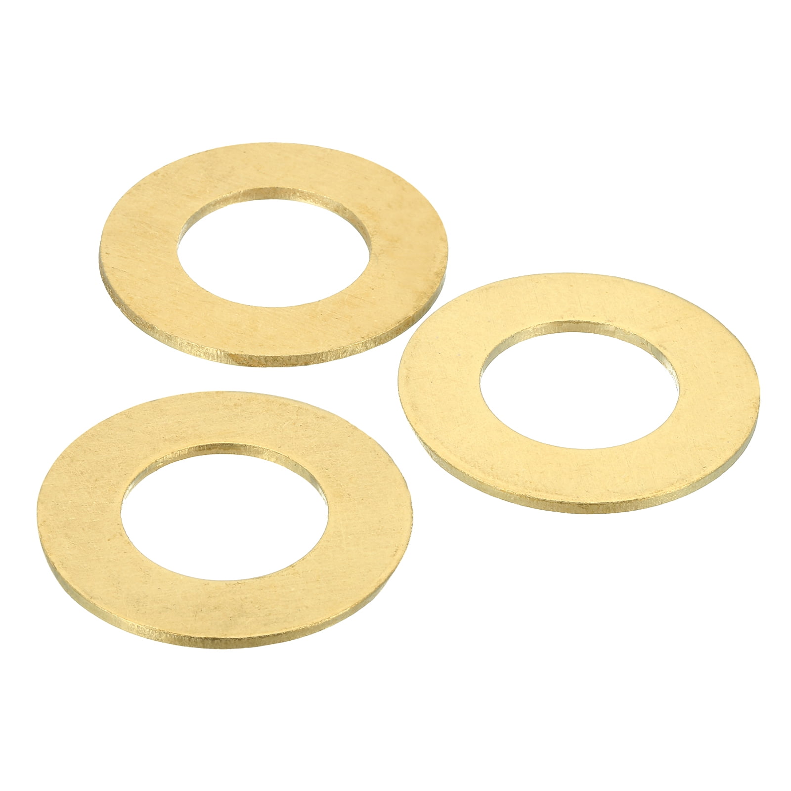 Uxcell Brass Flat Washer, 1 3/4" OD x 15/16" ID x 2mm Fenders Washers ...