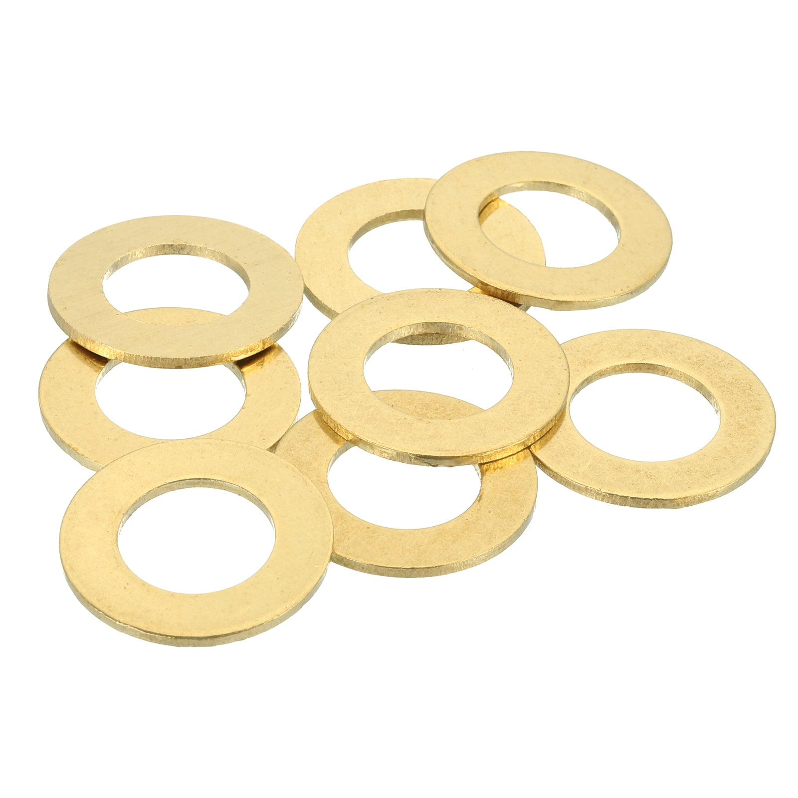 Uxcell Brass Flat Washer, 1 7/16" OD x 13/16" ID x 2mm Fenders Washers ...