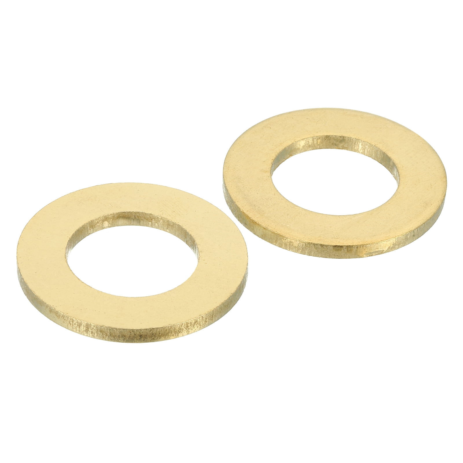 Uxcell Brass Flat Washer, 1 7/16" OD x 13/16" ID x 3mm Fenders Washers ...