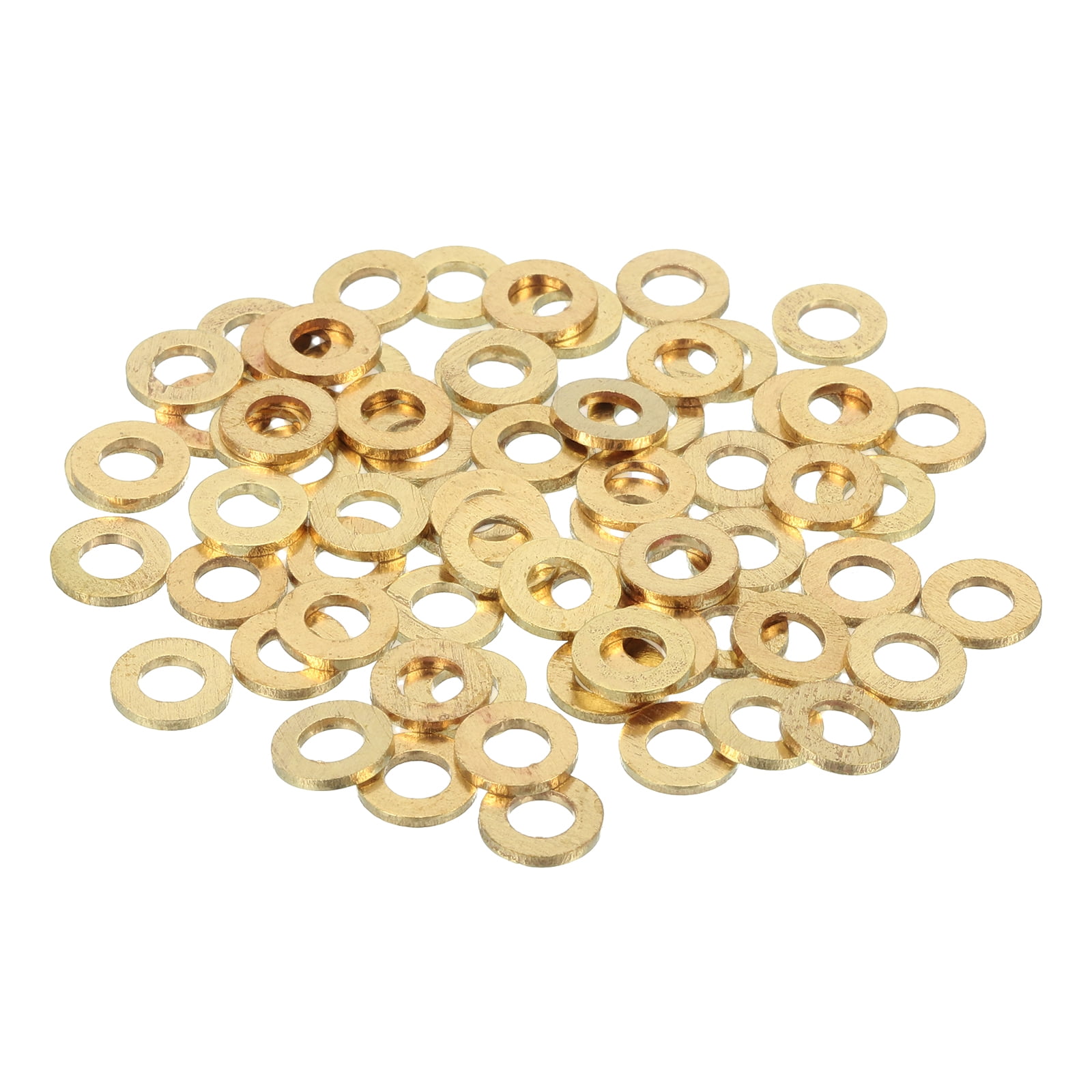Uxcell Brass Flat Washer, 5/16" OD x 3/16" ID x 1mm Fenders Washers Assortment M4 Washer for ...