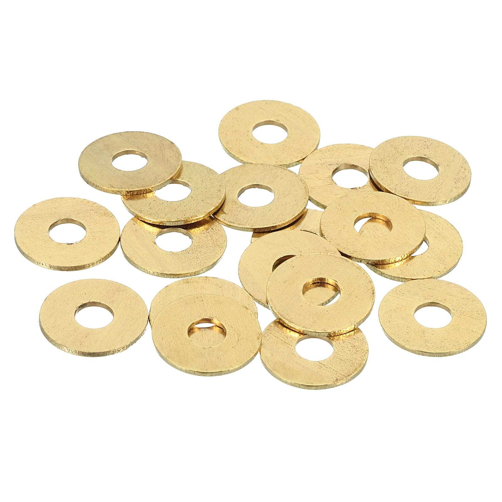 Uxcell Brass Flat Washer, 5/8" OD x 3/16" ID x 1mm Fenders Washers Assortment M5 Washer for ...