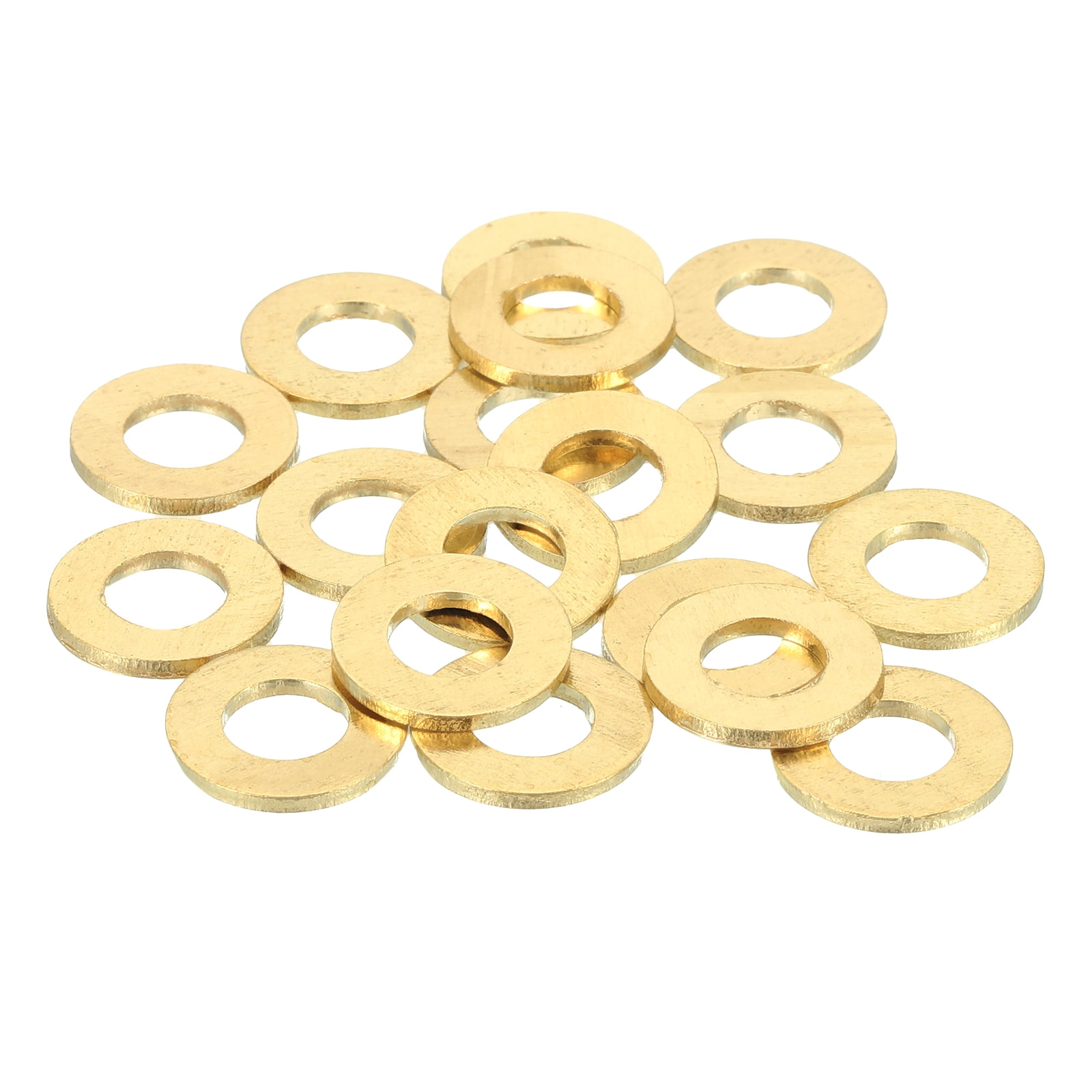Uxcell Brass Flat Washer, 5/8" OD x 5/16" ID x 1.5mm Fenders Washers Assortment M8 Washer for ...