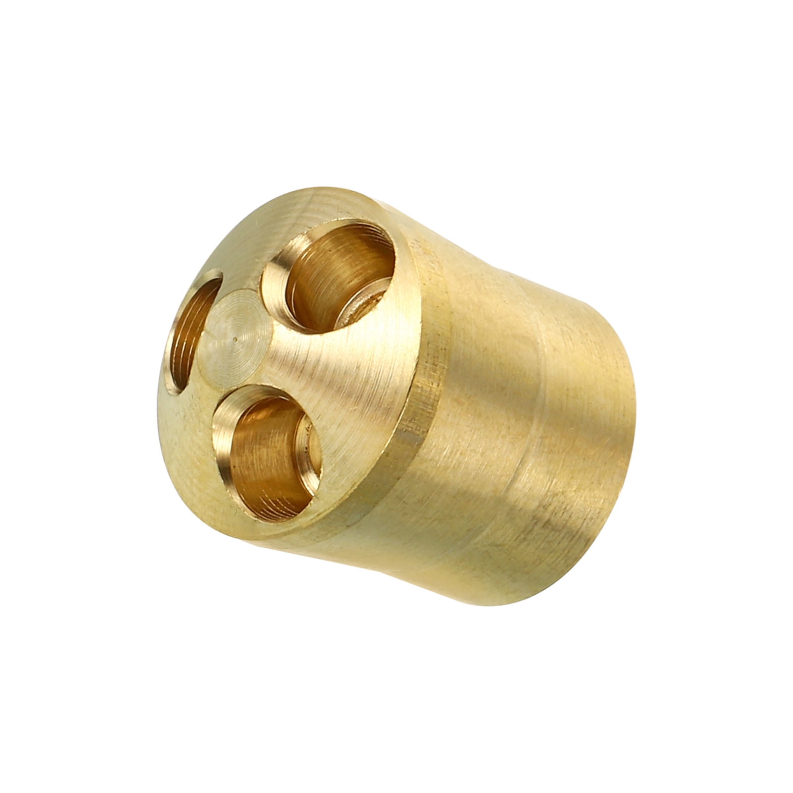 Uxcell Brass Liquid Distributor, 1/2 x 1/4 Inch 3 Hole Copper Joints ...