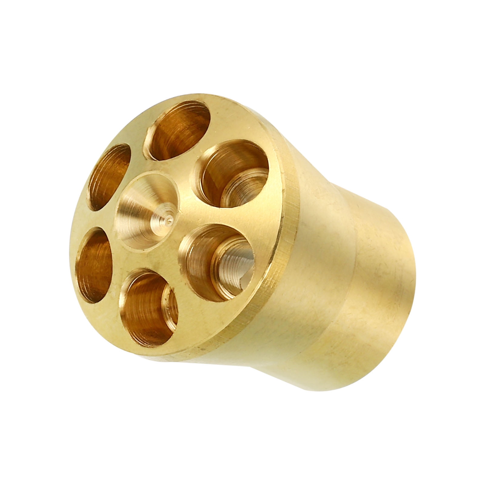 Uxcell Brass Liquid Distributor, 1/2 x 1/4 Inch 6 Hole Copper Joints ...