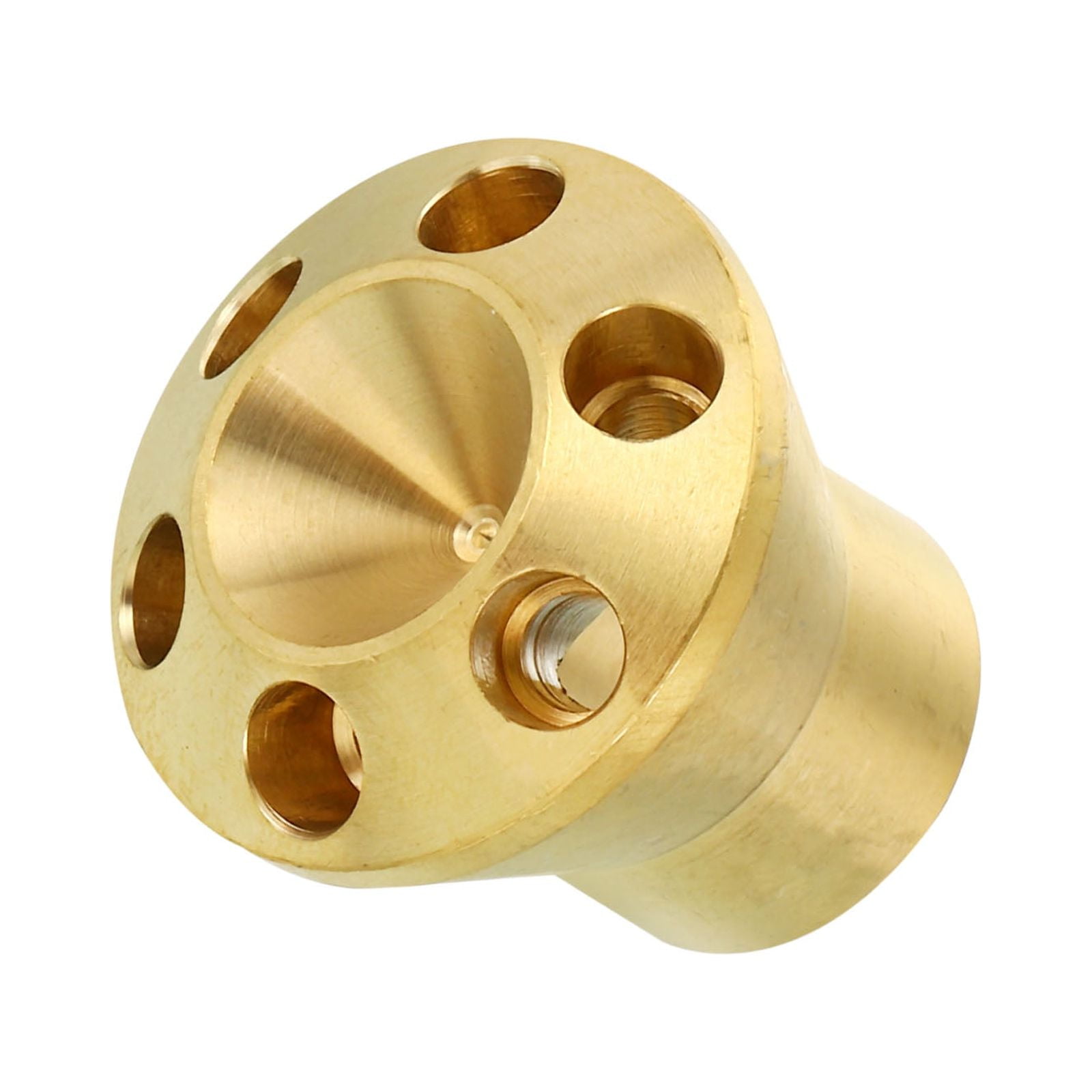 Uxcell Brass Liquid Distributor, 5/8 x 1/4 Inch 6 Hole Copper Joints ...