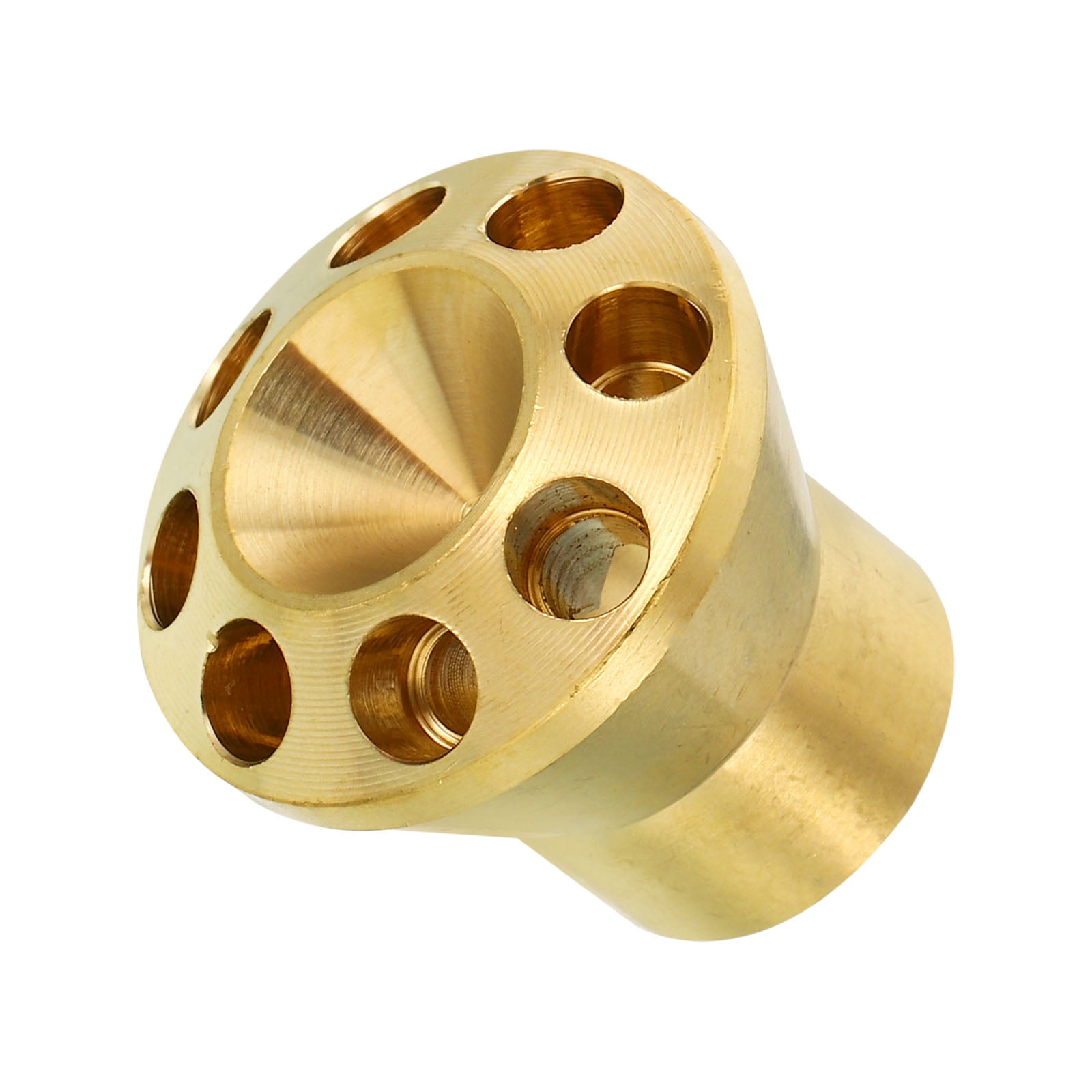 Uxcell Brass Liquid Distributor, 5/8 x 1/4 Inch 8 Hole Copper Joints ...