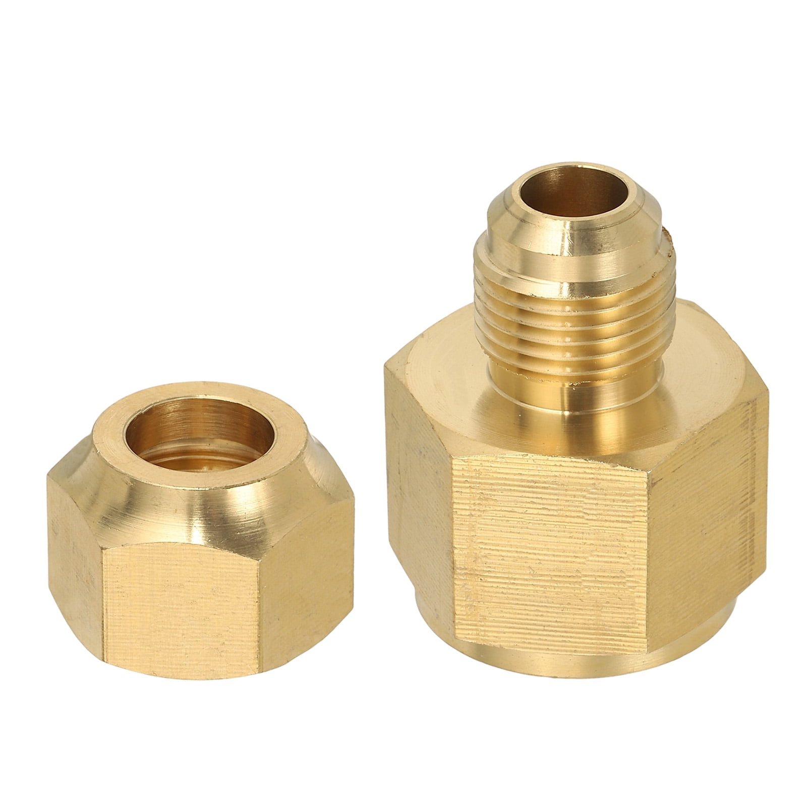 Uxcell Brass Pipe Fitting, 3/4"G Female x 1/2" Flare Male Reducer ...