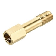 Uxcell M10 to M8 Sleeve Reducing Nut 15mm Long Threaded Hollow Tube ...