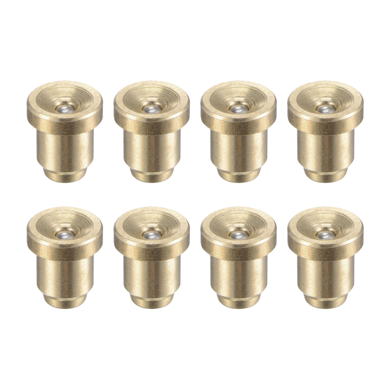 Uxcell Brass Push Button Flange Grease Oil Cup 6mm Ball Oiler for ...