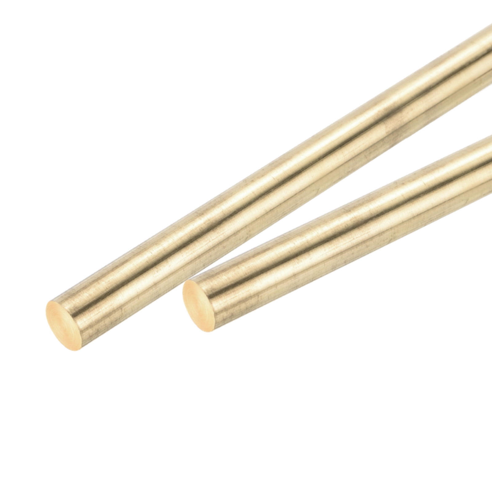 Uxcell Brass Rod,Brass Solid Round Rod 10mm Diameter 305mm Length Lathe ...