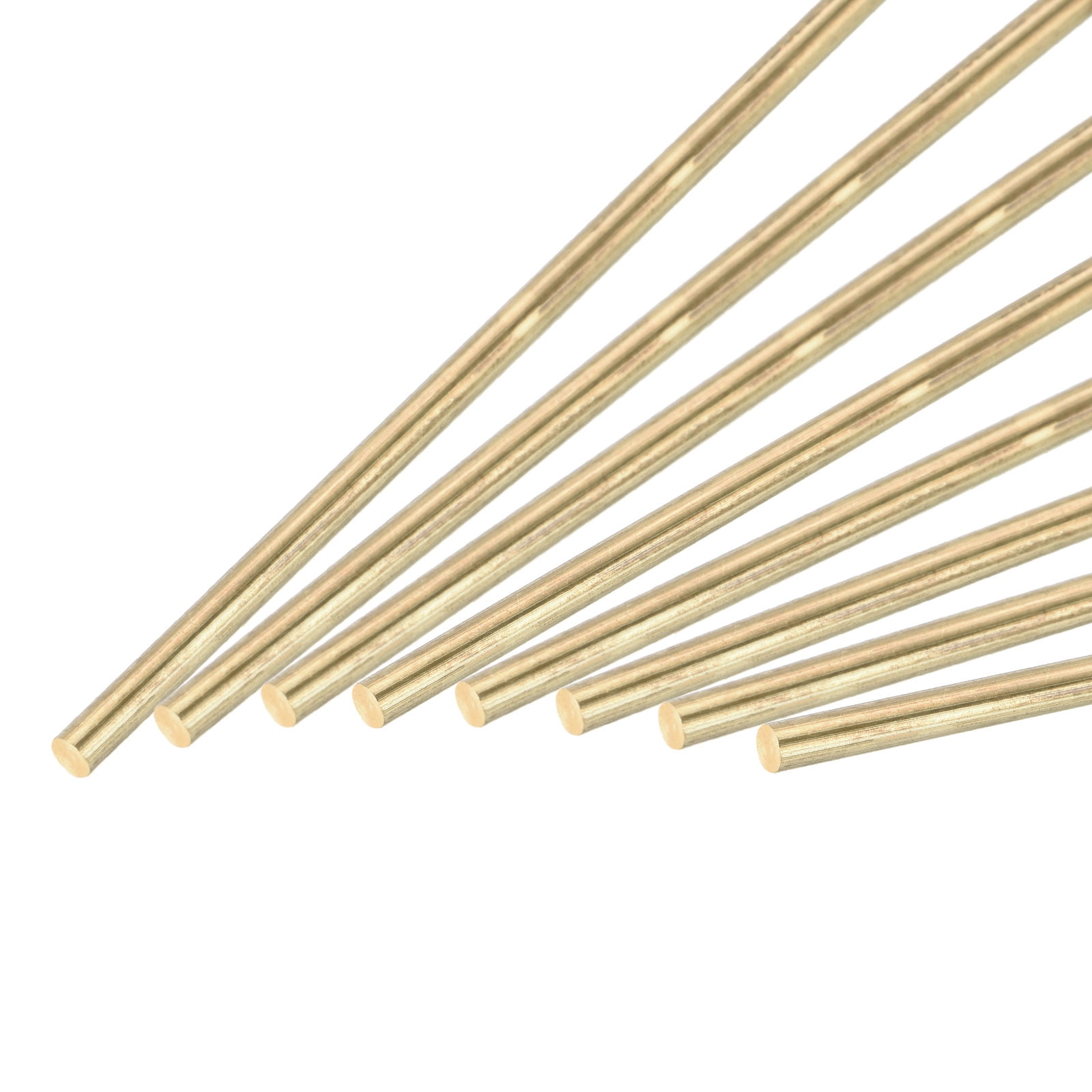 Uxcell Brass Rod,Brass Solid Round Rod 3mm Diameter 305mm Length Lathe ...