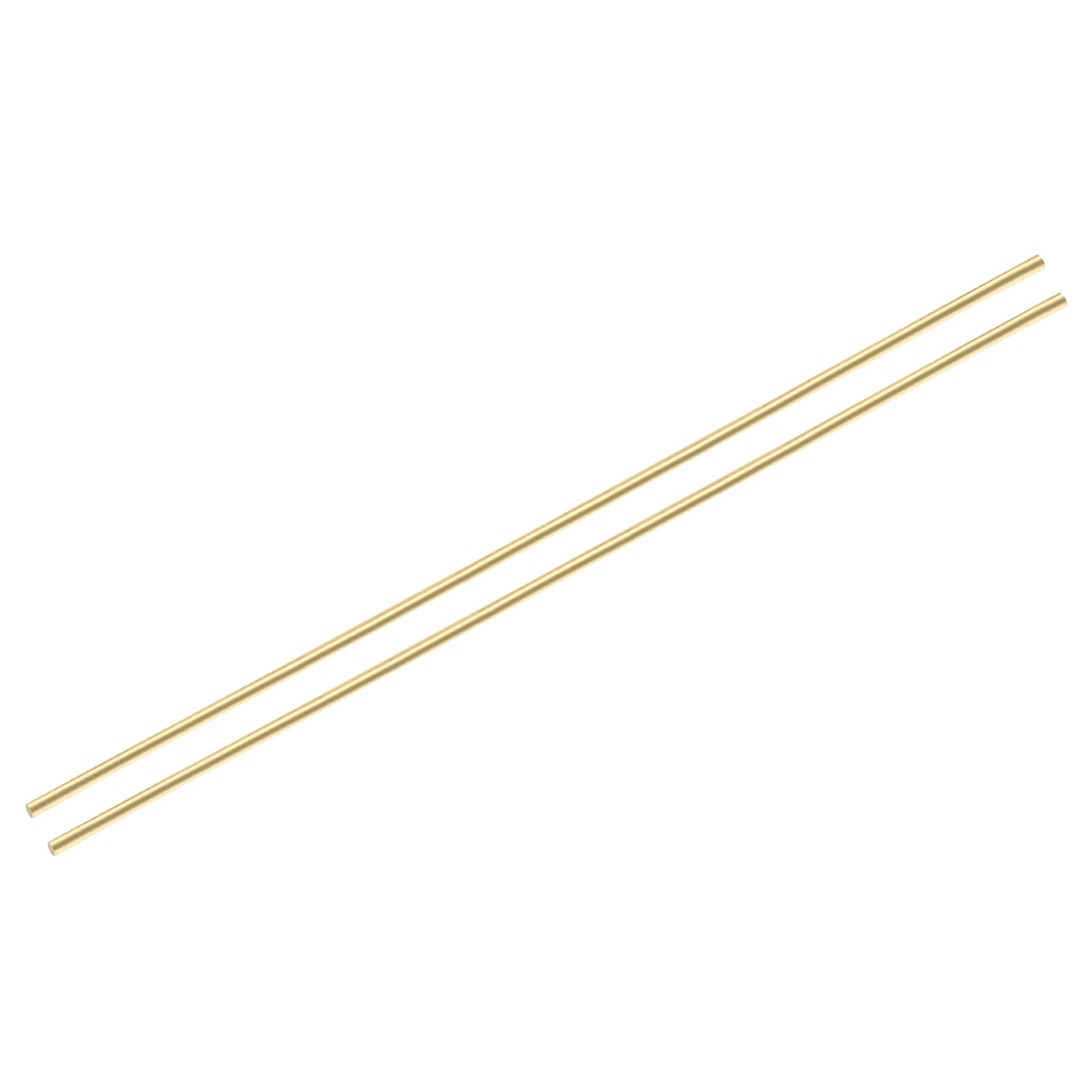 Uxcell Brass Rods 1/8" x 14" Brass Solid Round Rod for Handle Pin DIY ...