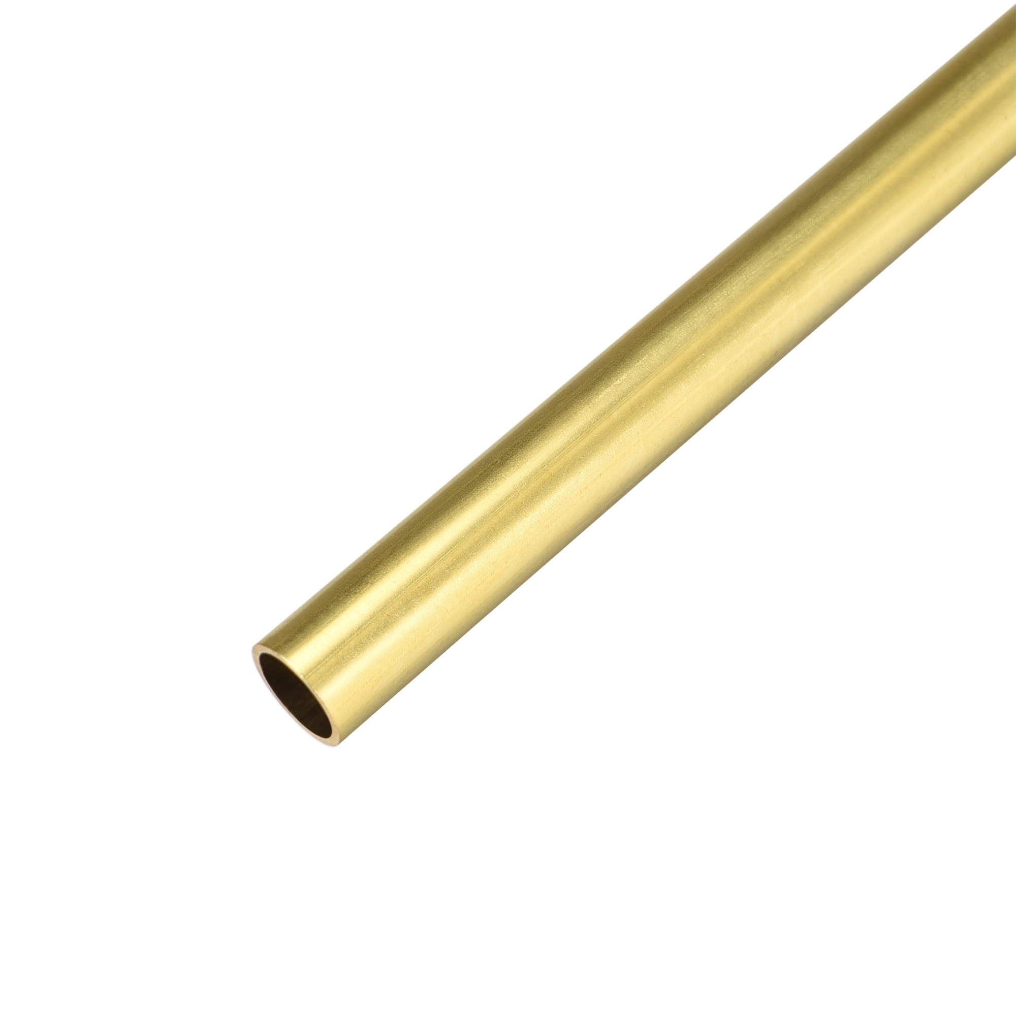 Uxcell Brass Round Tube, Seamless Pipe Tubing 11mm x 1mm - Walmart.com