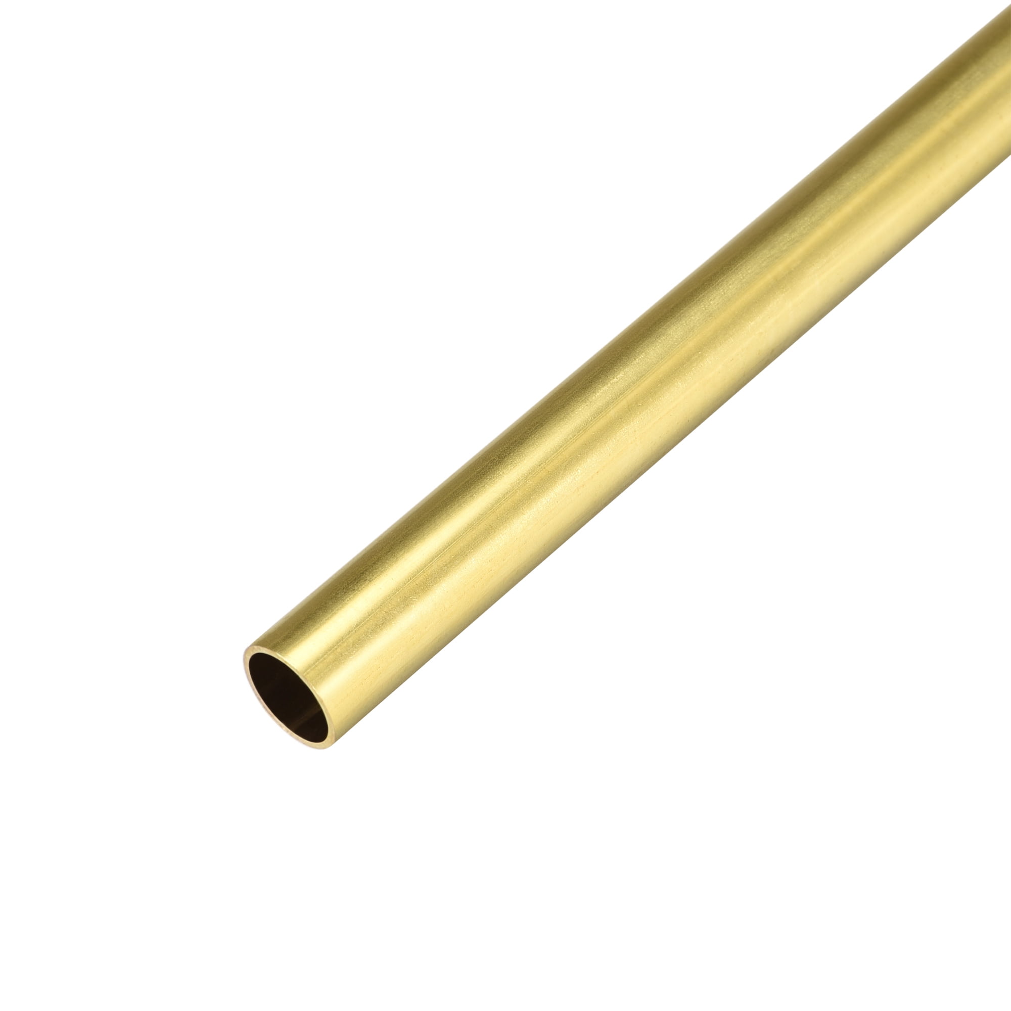 Uxcell Brass Round Tube, Seamless Pipe Tubing 12mm x 1mm - Walmart.com