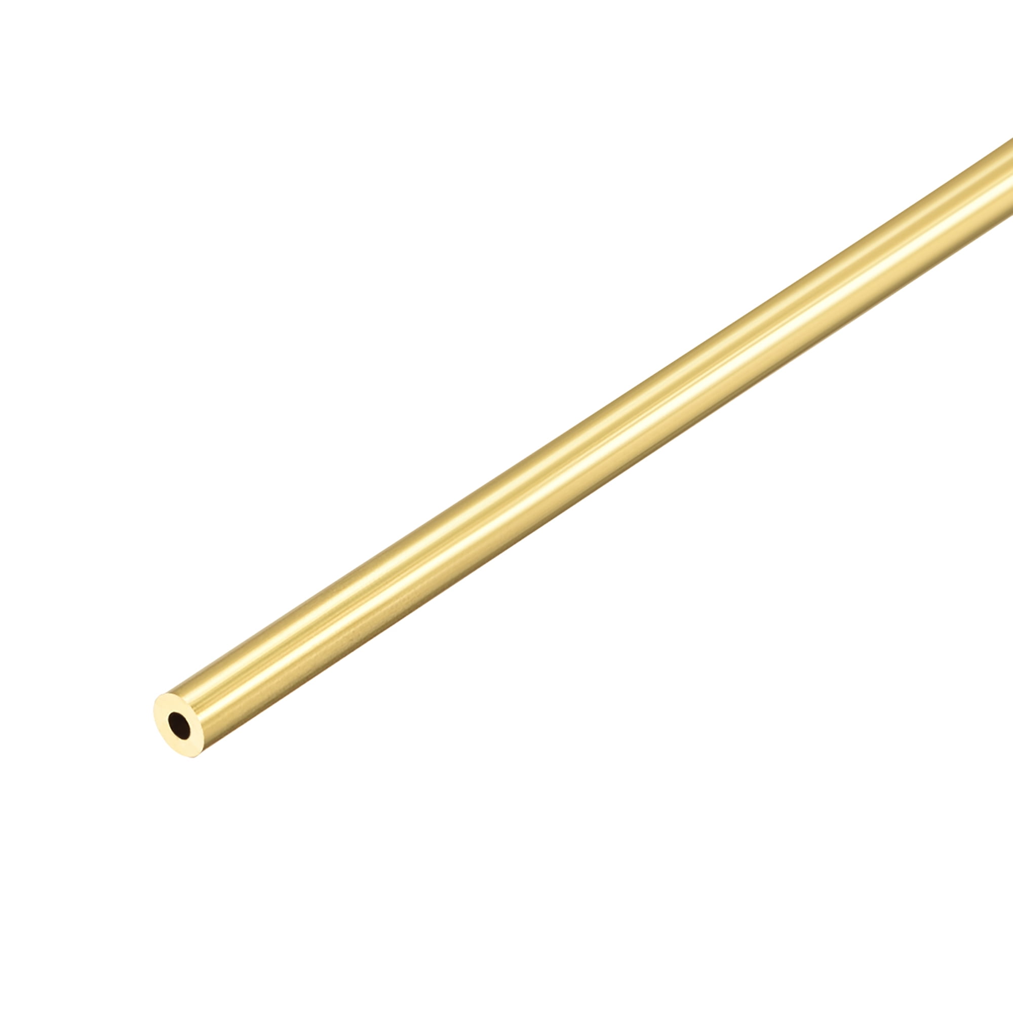 Uxcell Brass Round Tube, Seamless Pipe Tubing 3.5mm x 1mm - Walmart.com