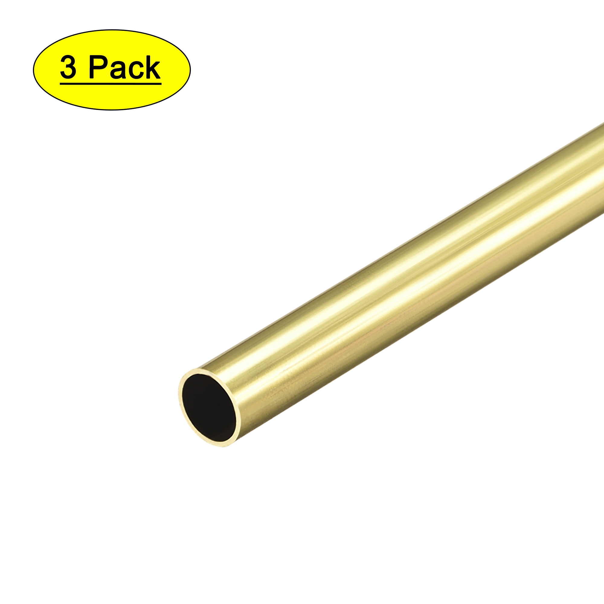 Uxcell Brass Round Tube, Seamless Straight Pipe 8mm x 0.5mm - Walmart.com