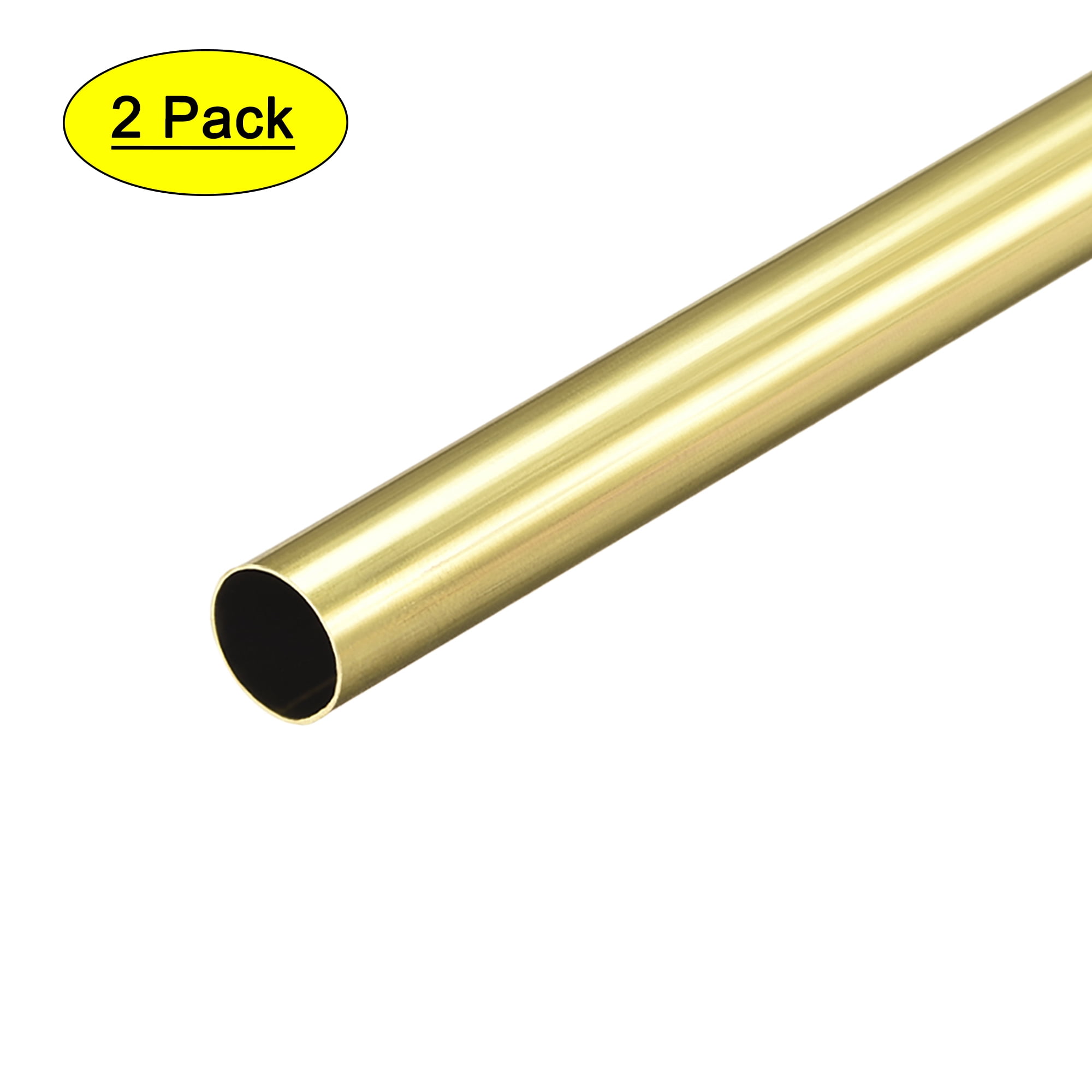 Uxcell Brass Round Tube Straight Pipe Tubing 10mm x 0.2mm - Walmart.com