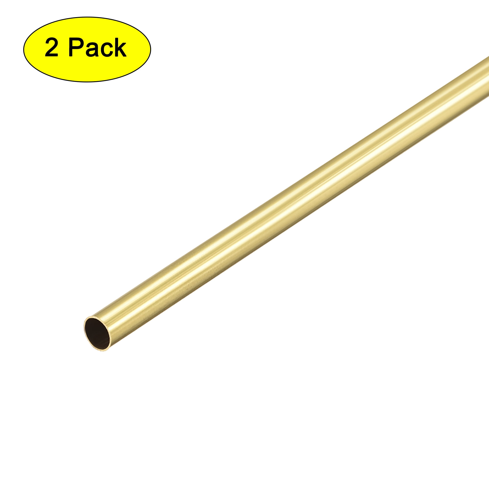 Uxcell Brass Round Tube Straight Pipe Tubing 4mm x 0.2mm - Walmart.com