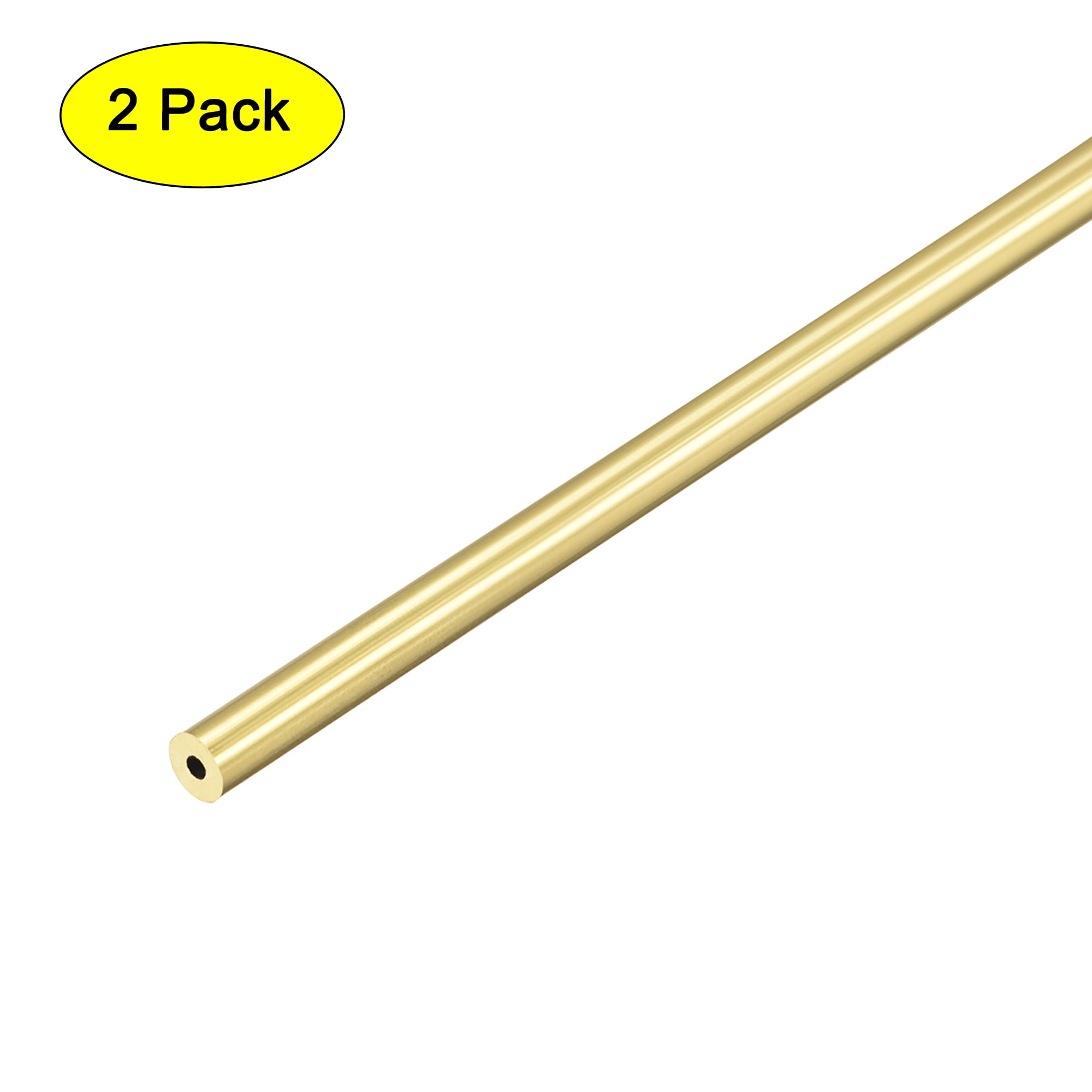 Uxcell Brass Round Tube Straight Pipes Tubing 3mm x 1mm - Walmart.com
