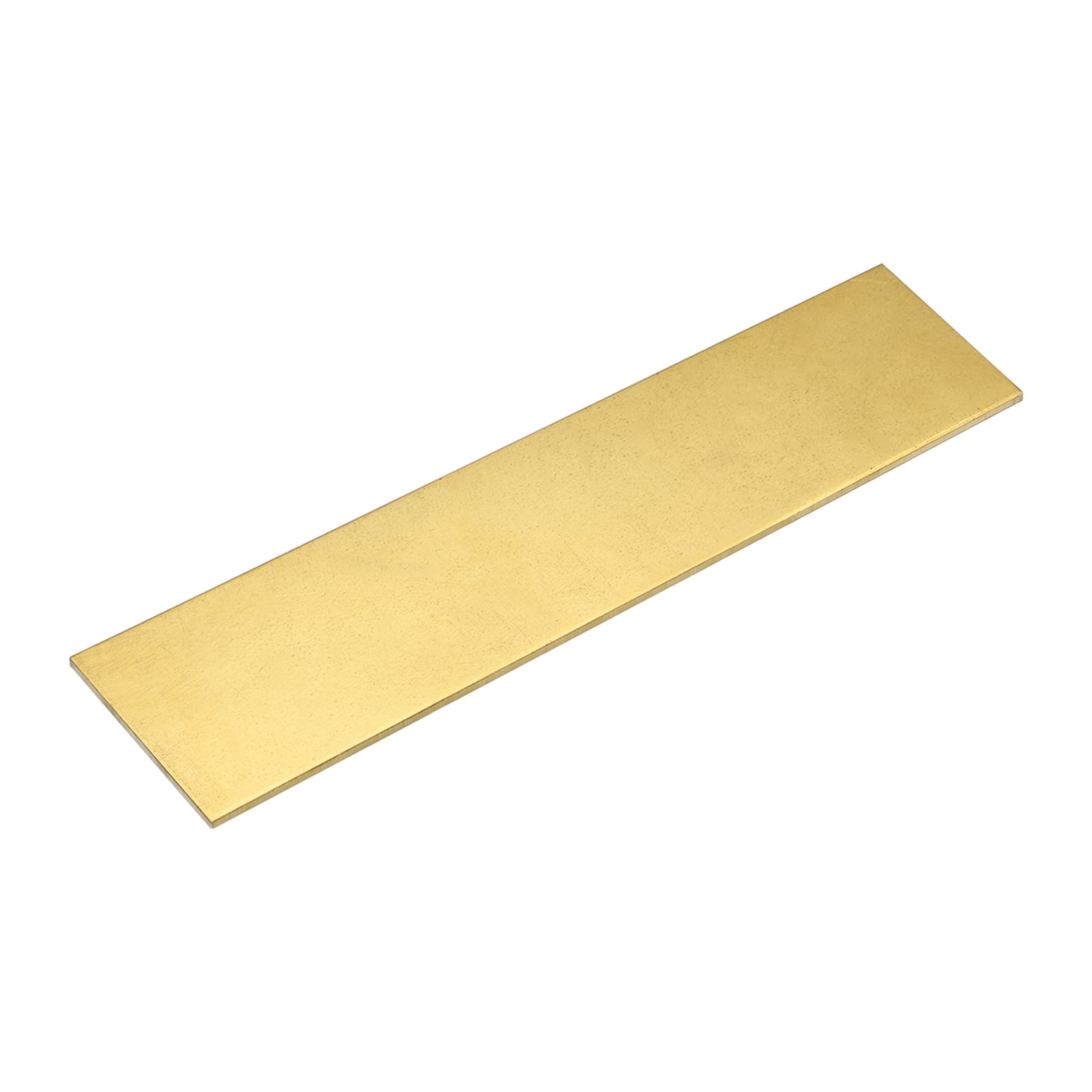 Uxcell Brass Sheet, 1 x H62 Metal Sheets Plates 8" Length x 2" Width x ...