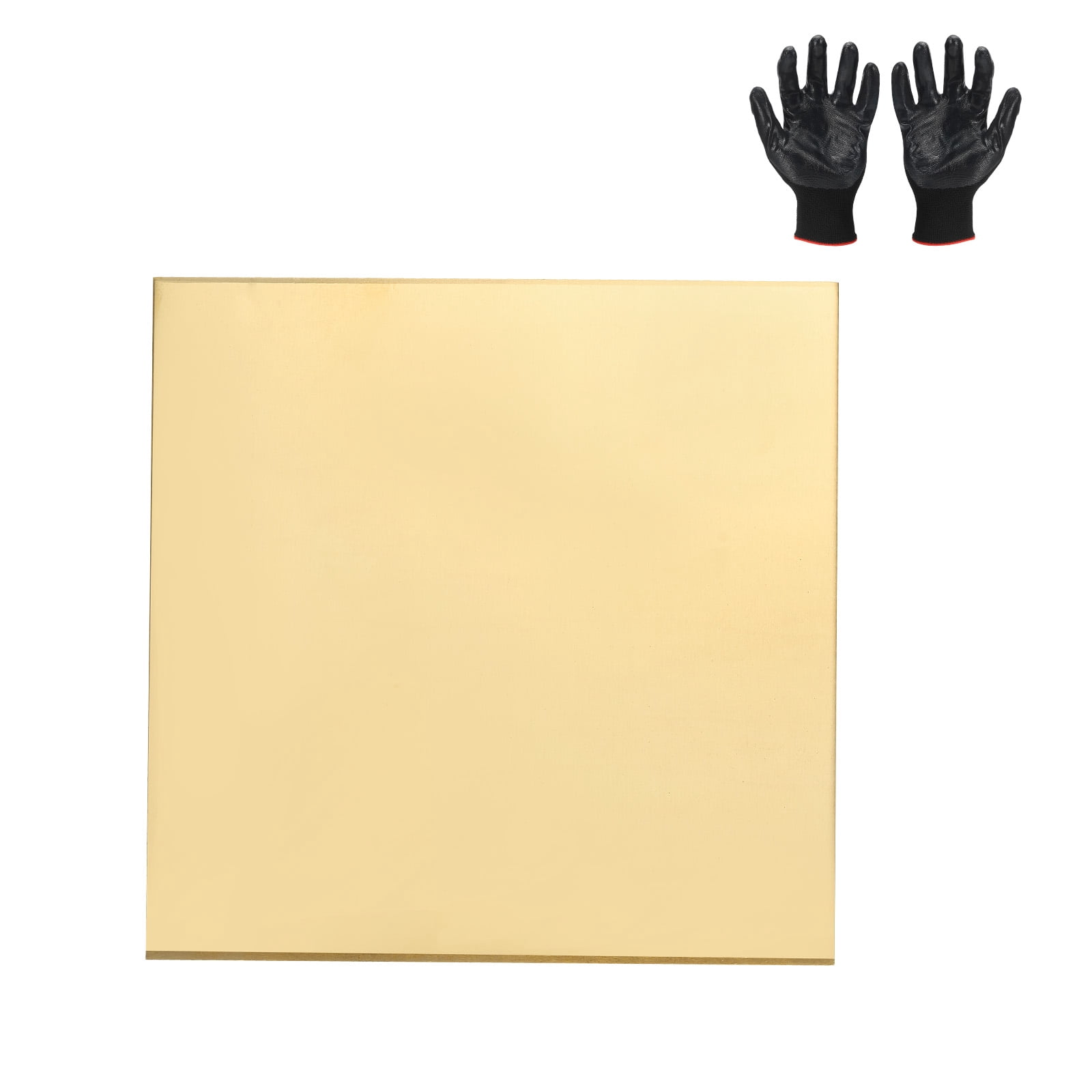 Uxcell Brass Sheet Metal Film Attached Brass Plates Fit for DIY Crafts ...