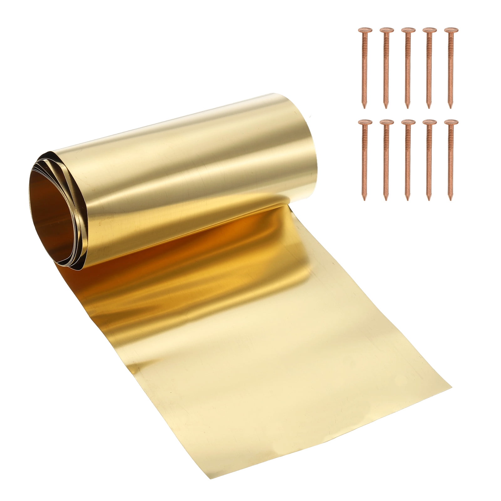 Brass Sheet Roll Metal Film Brass Foil Plate Fit for DIY Crafts ...