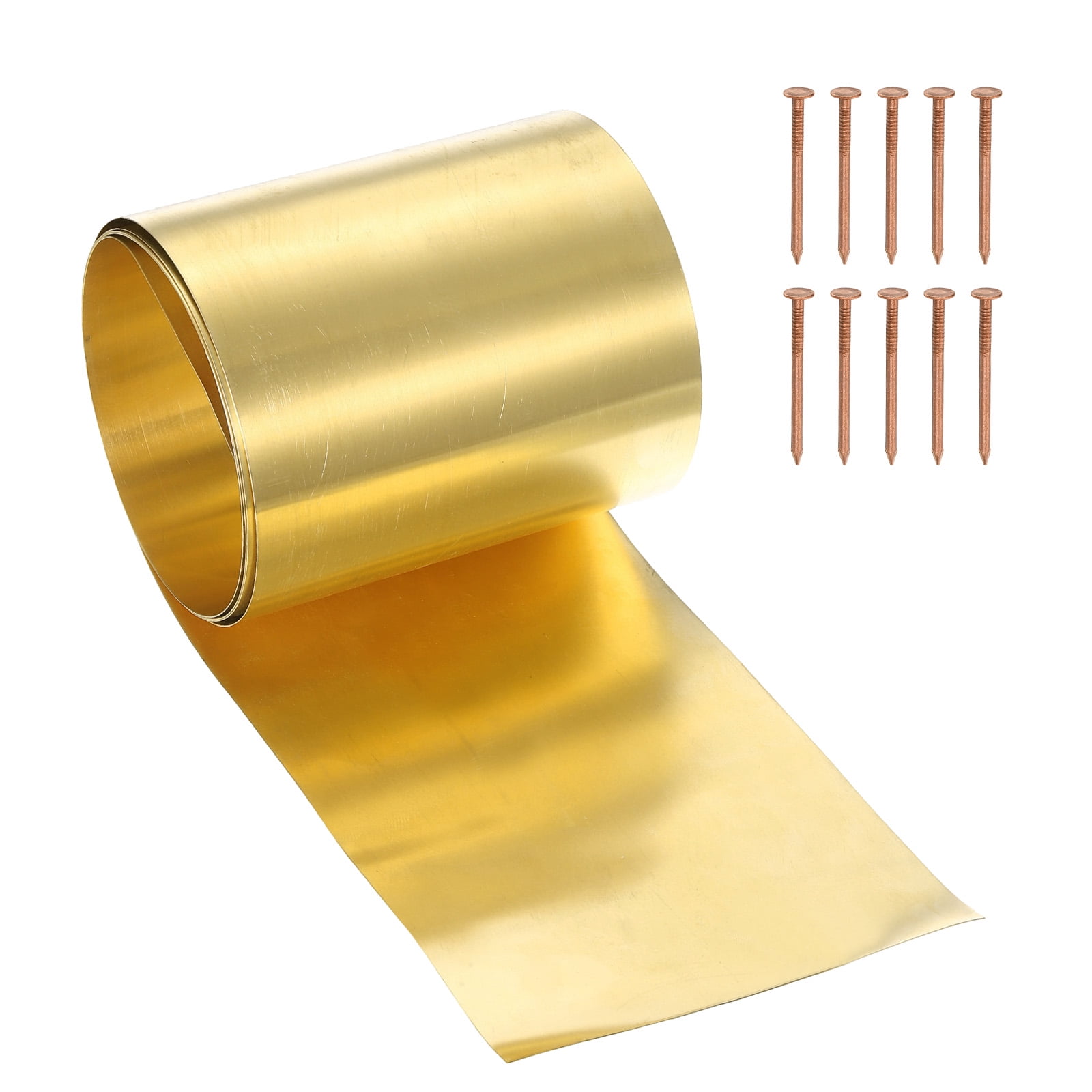 Brass Sheet Roll Metal Film Brass Foil Plate Fit for DIY Crafts ...
