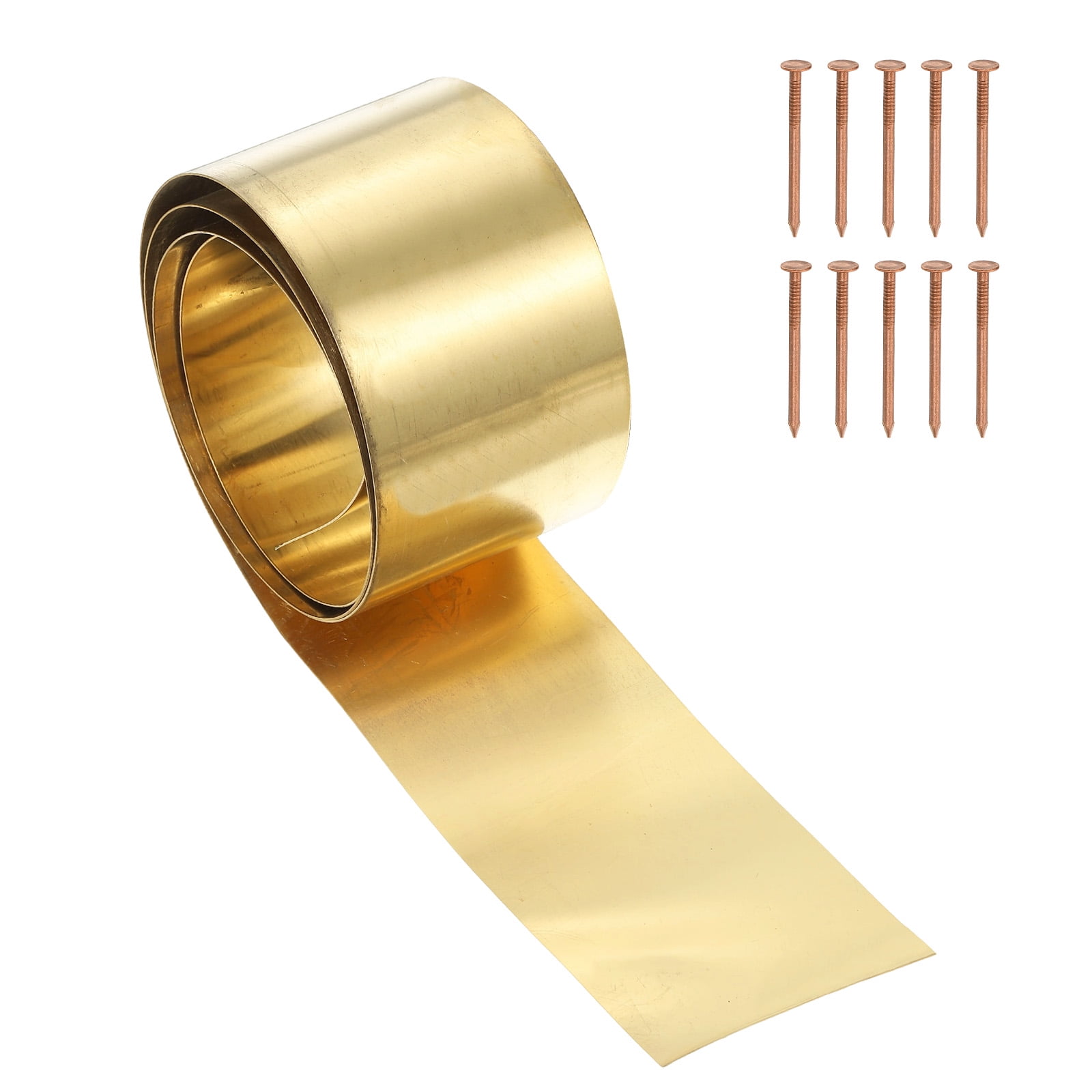 Brass Sheet Roll Metal Film Brass Foil Plate Fit for DIY Crafts ...