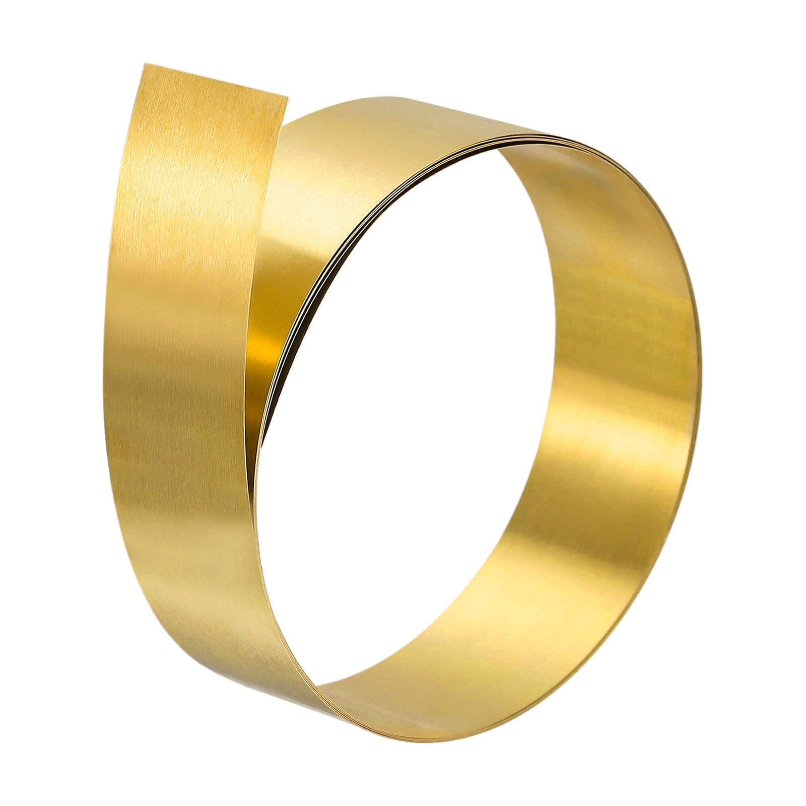 Uxcell Brass Sheet Roll, Metal Foil Plate 3000mm x 20mm x 0.1mm ...