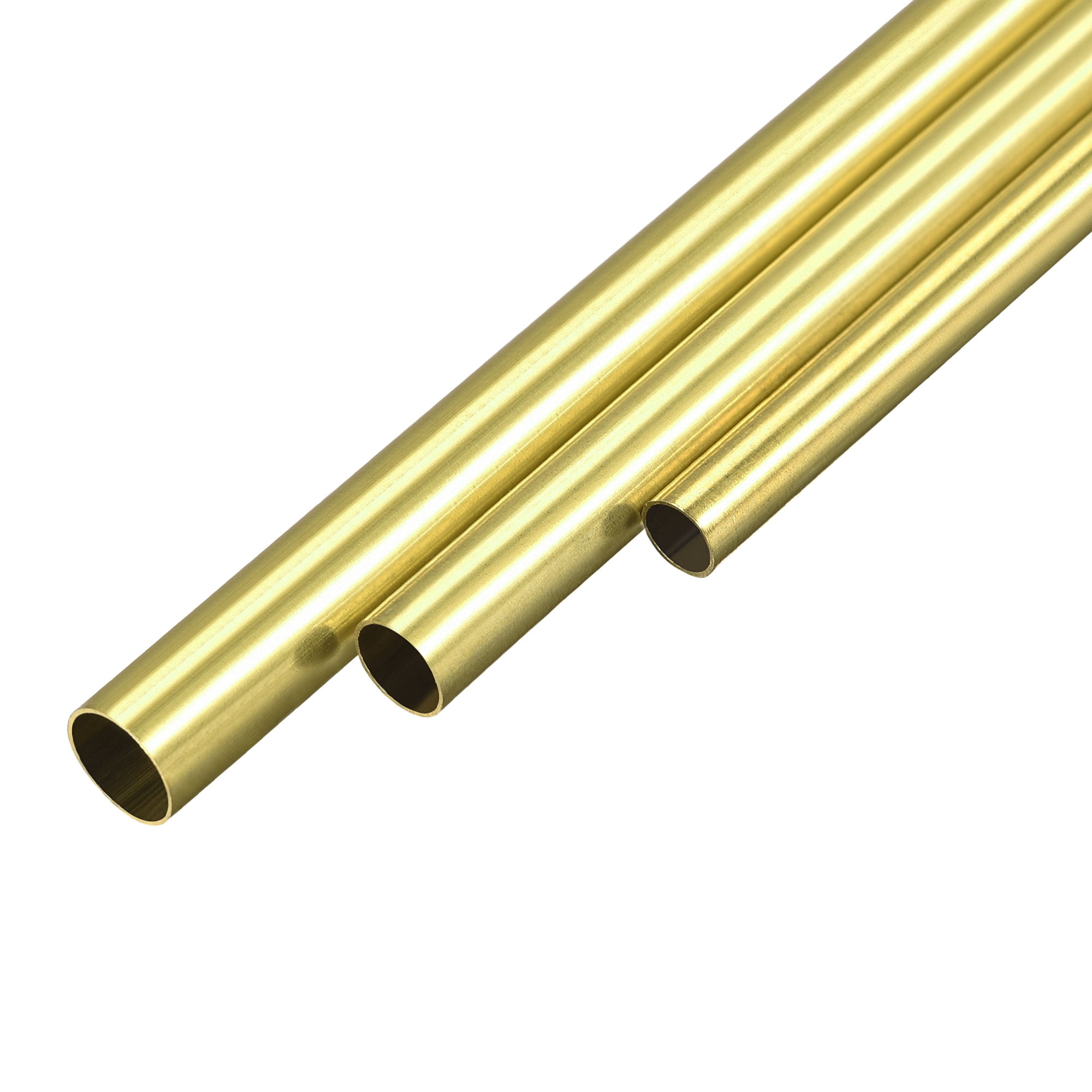 Uxcell Brass Tube, Seamless Round Pipe Tubing Set 4mm 5mm 6mm OD x 0 ...