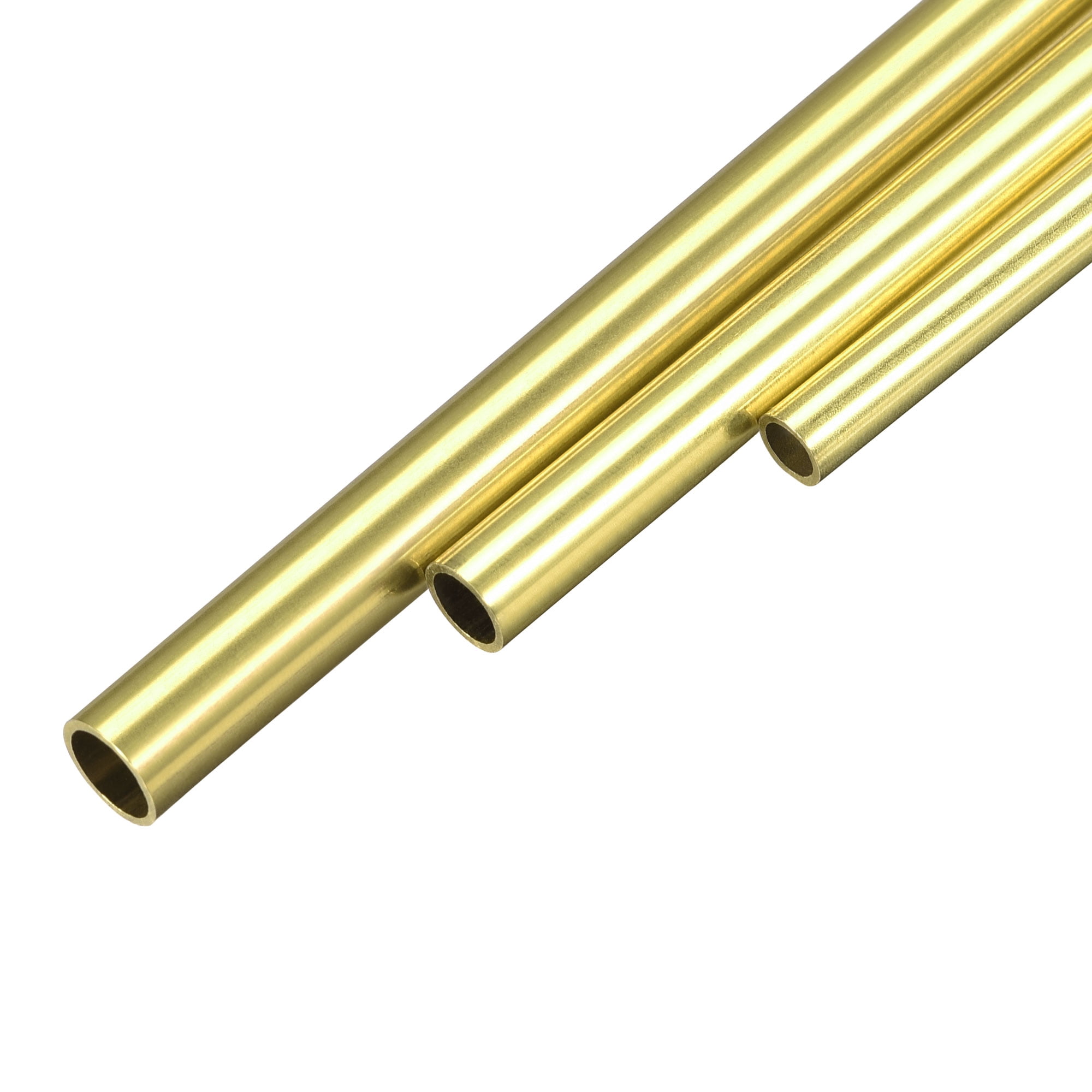 Uxcell Brass Tube, Seamless Round Pipe Tubing Set 4mm 5mm 6mm OD x 0 ...