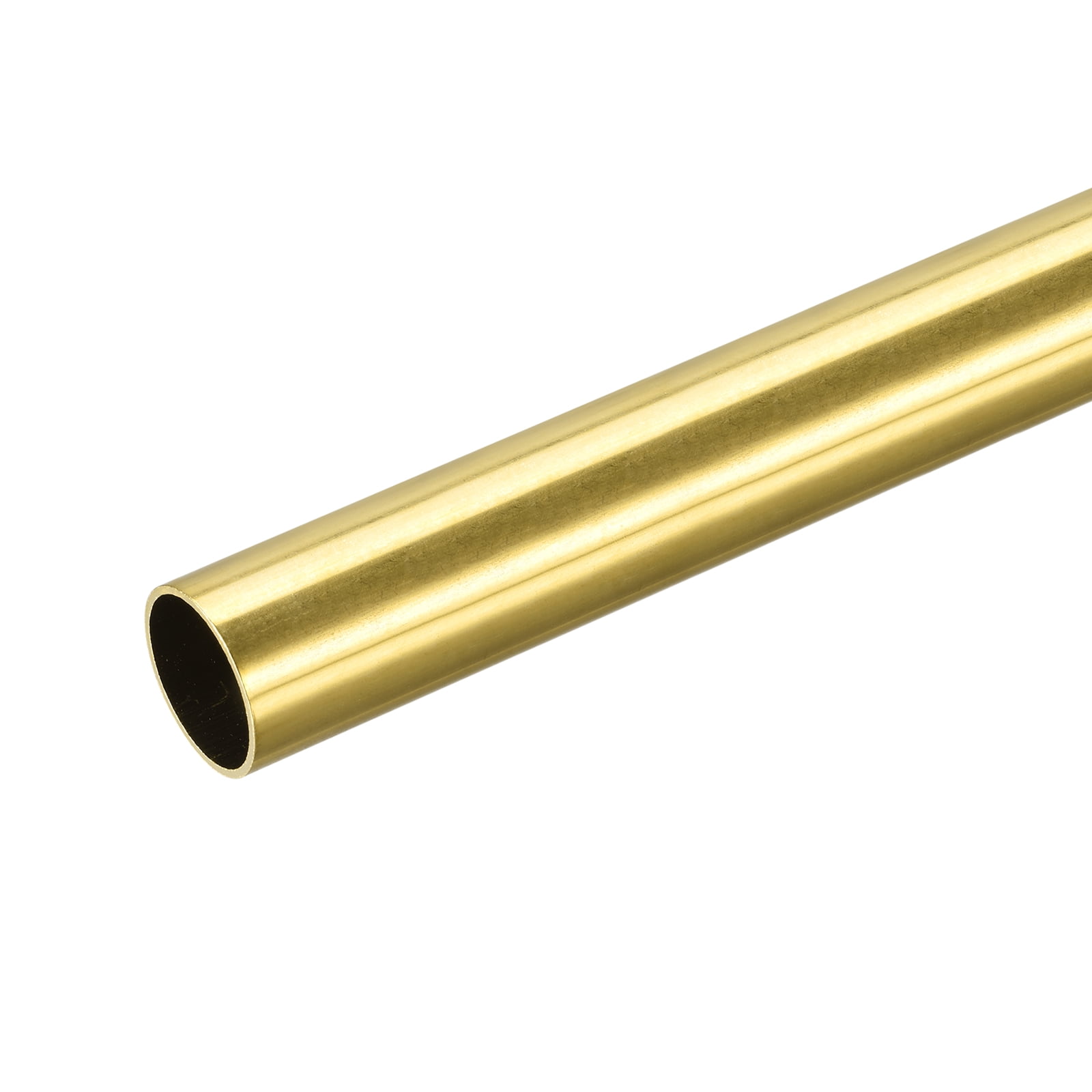 Uxcell Brass Tubing Seamless Straight Pipe Tube 19mm x 1mm x 200mm ...